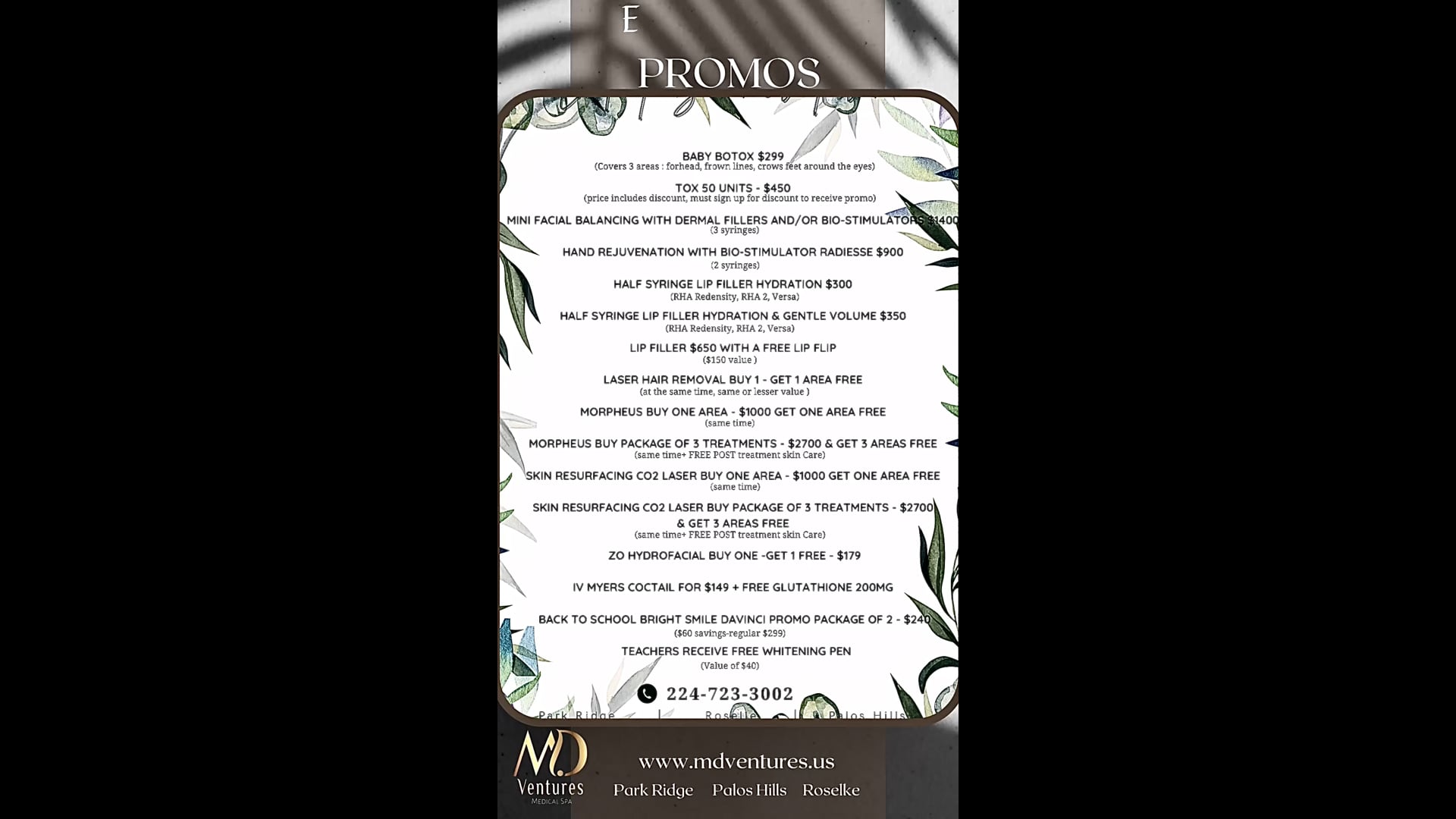 MD VENTURES Med Spa - Nr 1 Provider in Botox, Full Facial Balancing ...