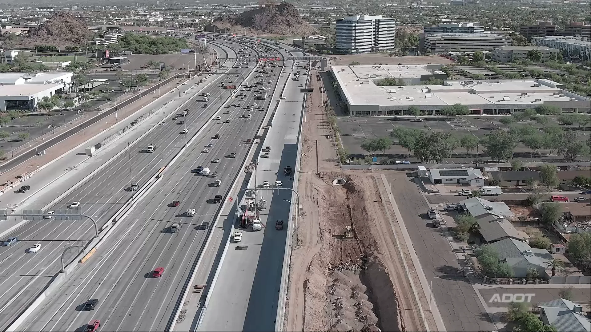 Media B roll Collector Distributer Rd Westbound I-10