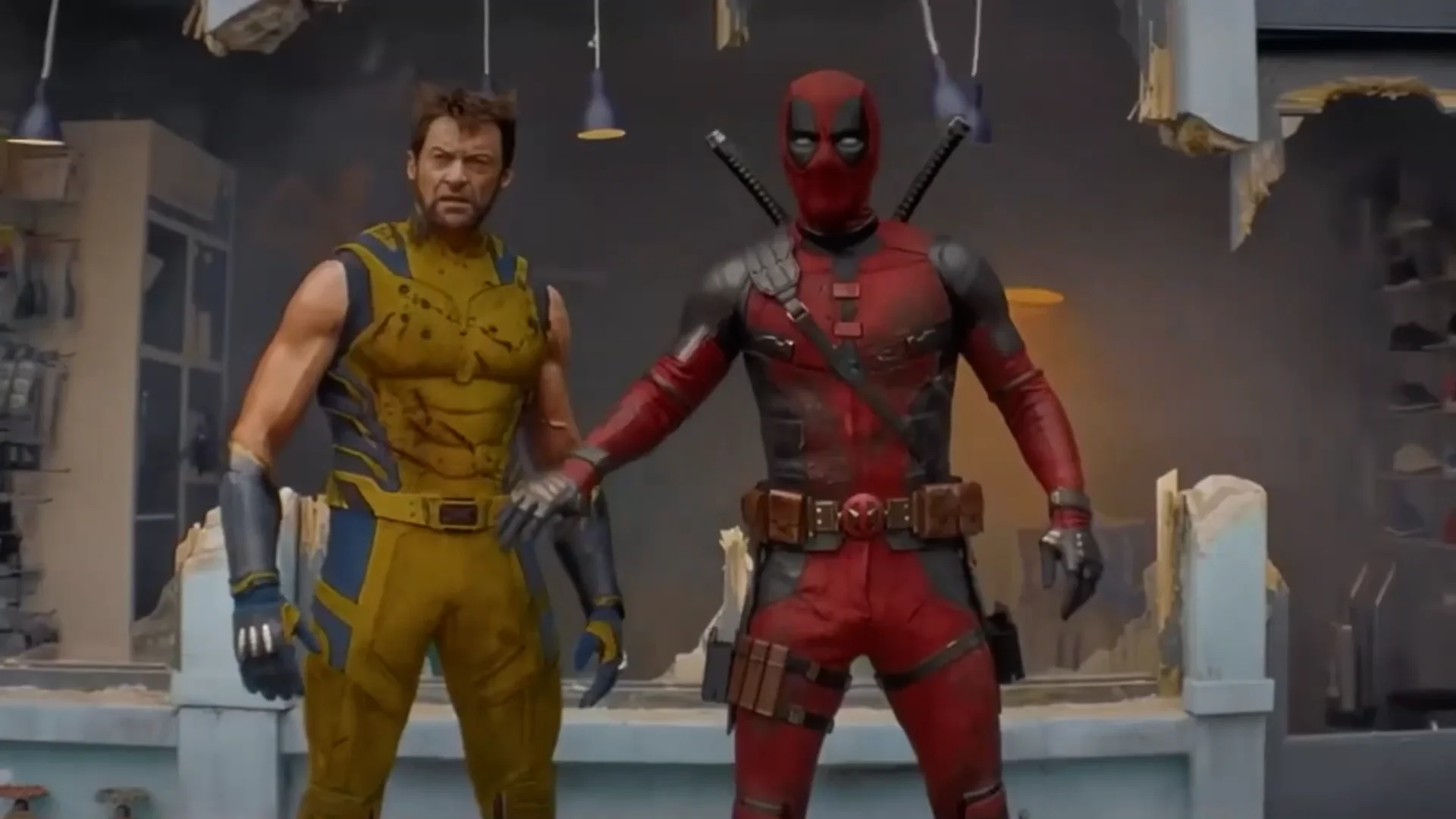 Deadpool & Wolverine (2024) - Deadpool Vs Lady Pool Fight (HD)[1080]