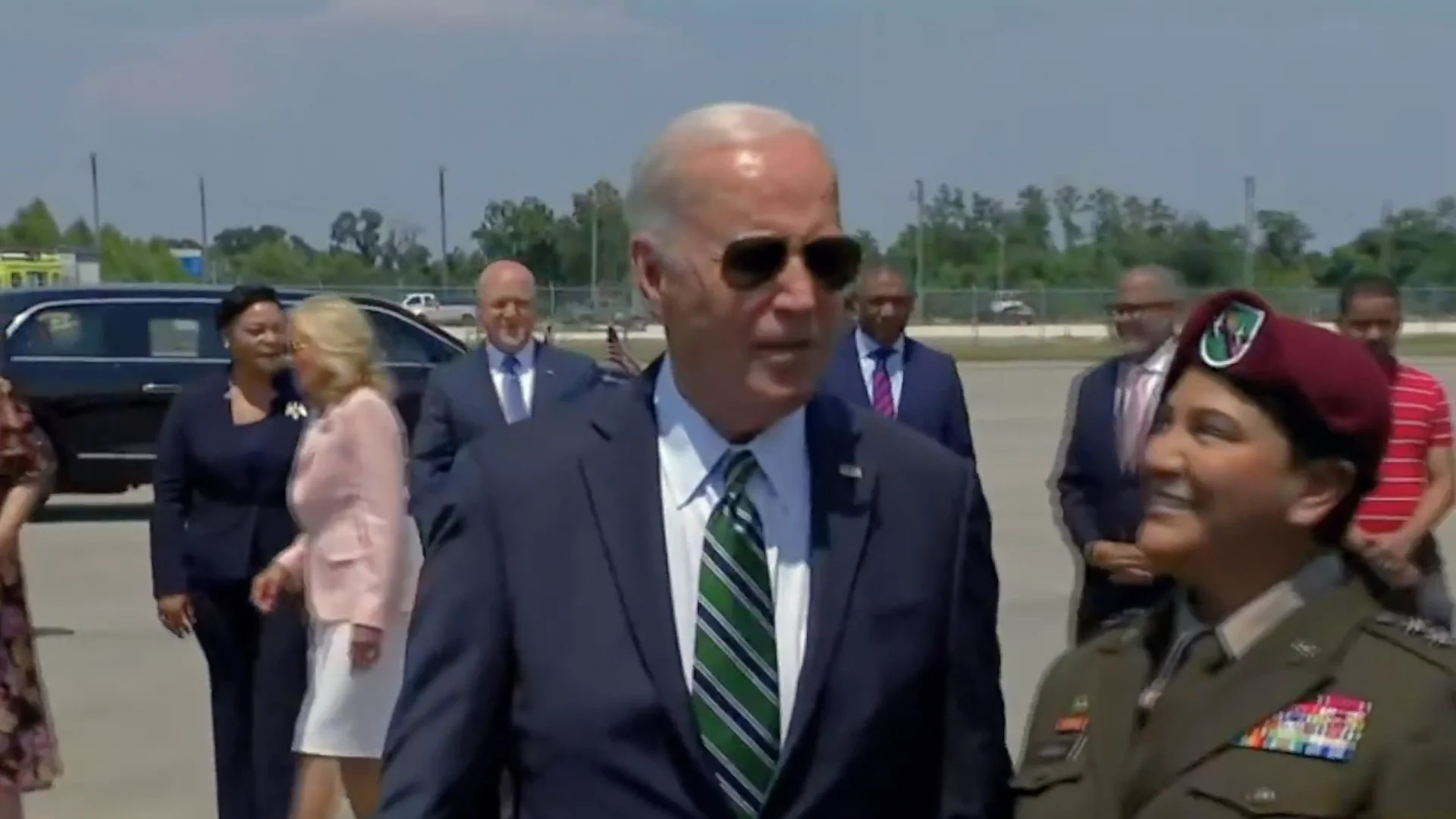 Press Gaggle: Joe Biden Speaks to Reporters After Air Force One Arrival ...