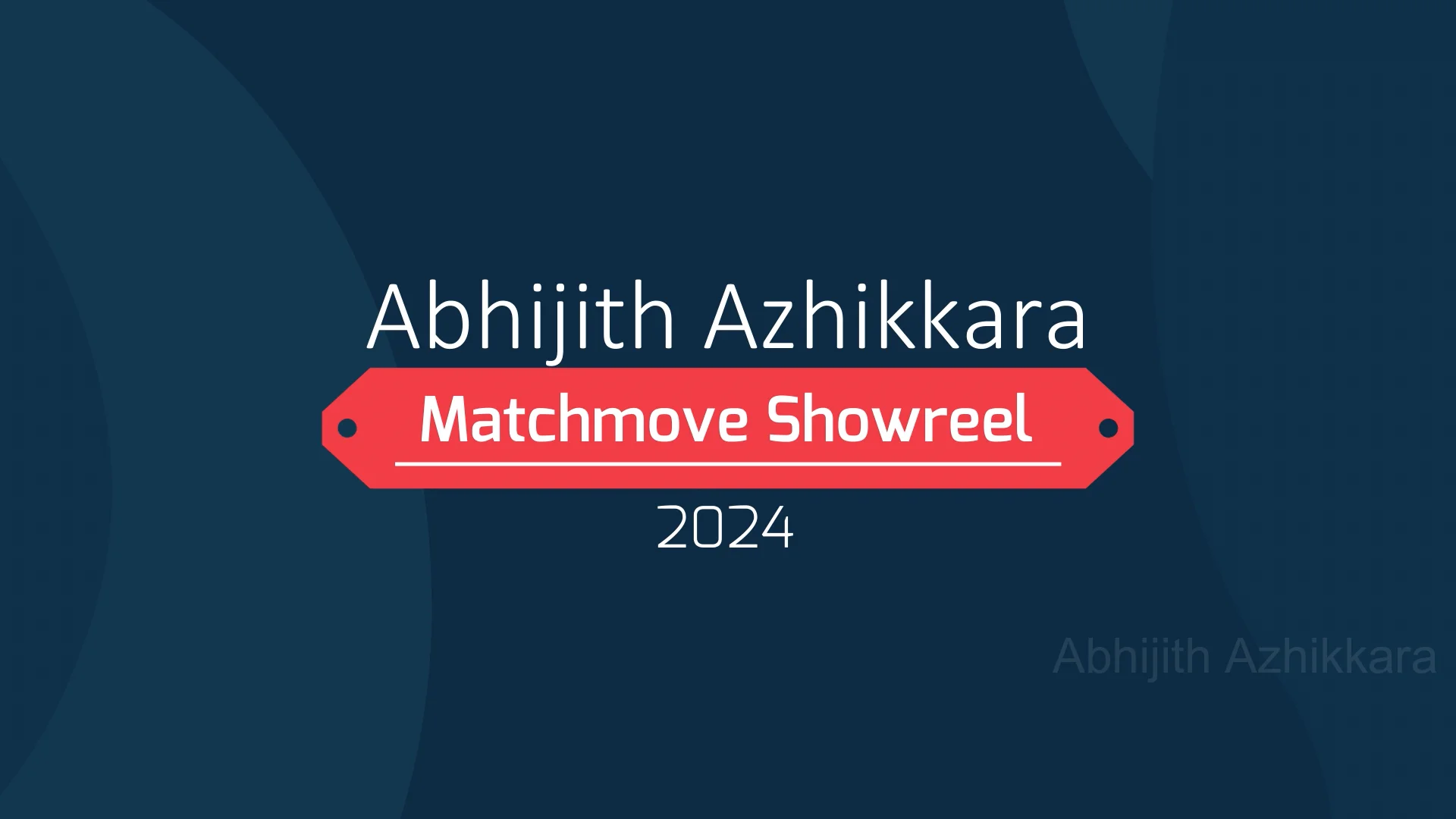 Matchmove Showreel 2024 on Vimeo