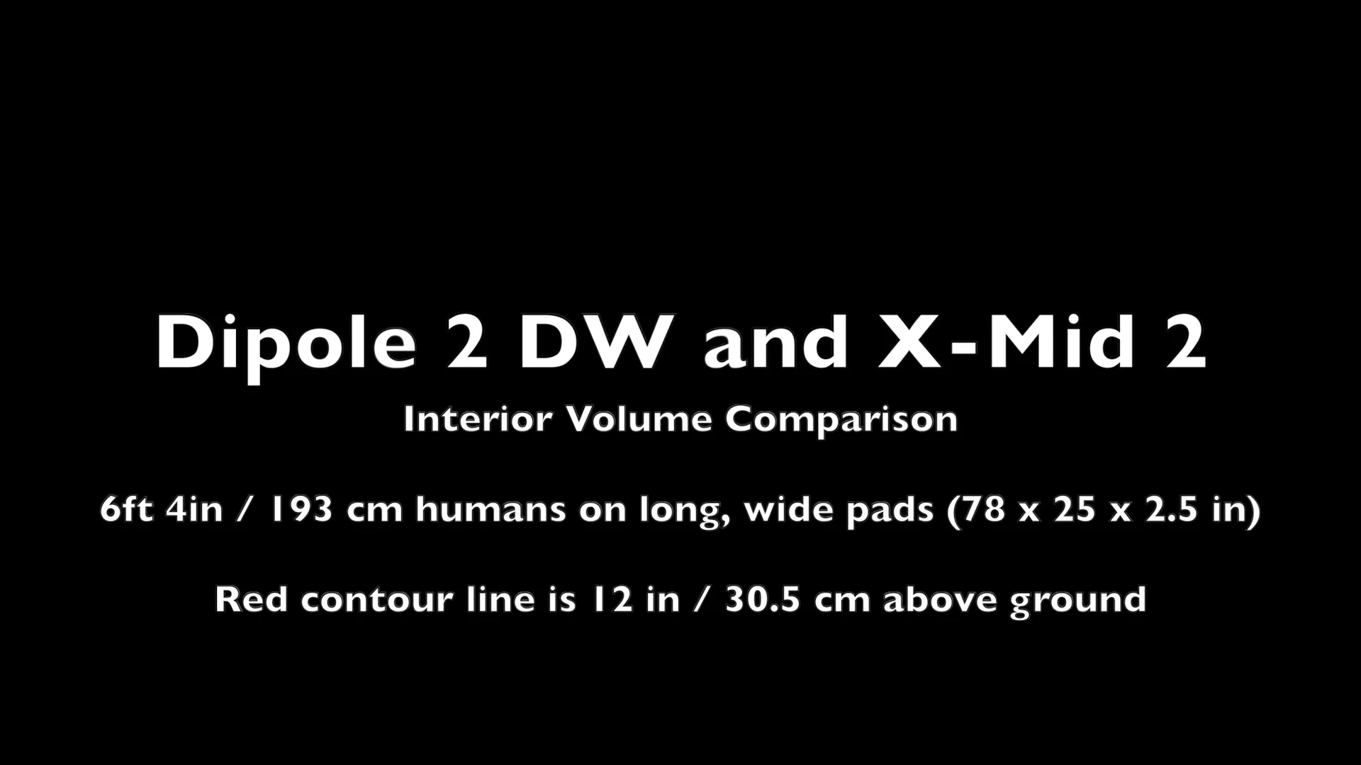 Tarptent Dipole 2 DW and Durson X-Mid 2 Volume Comparison