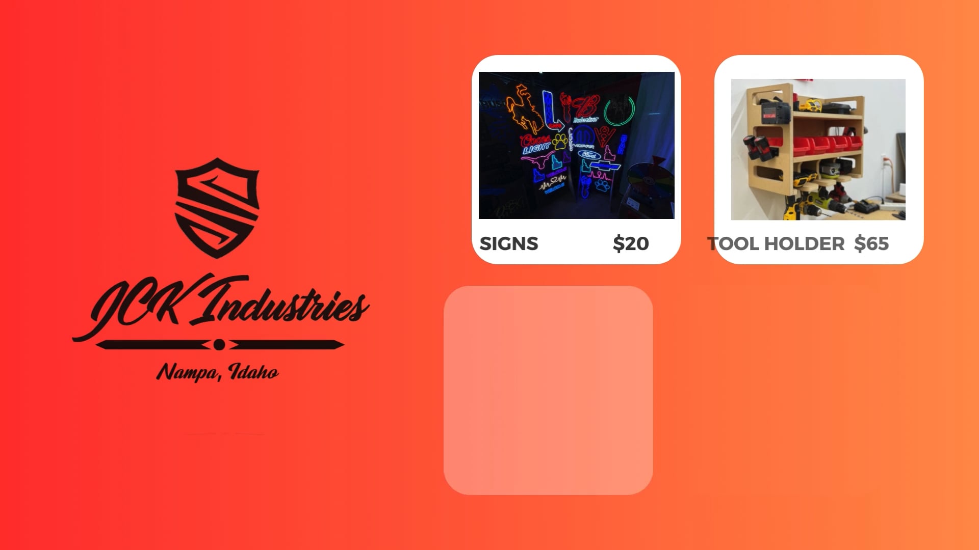 JCK Industries - Manufacturing, Custom Metal Signs, Metal SIgns