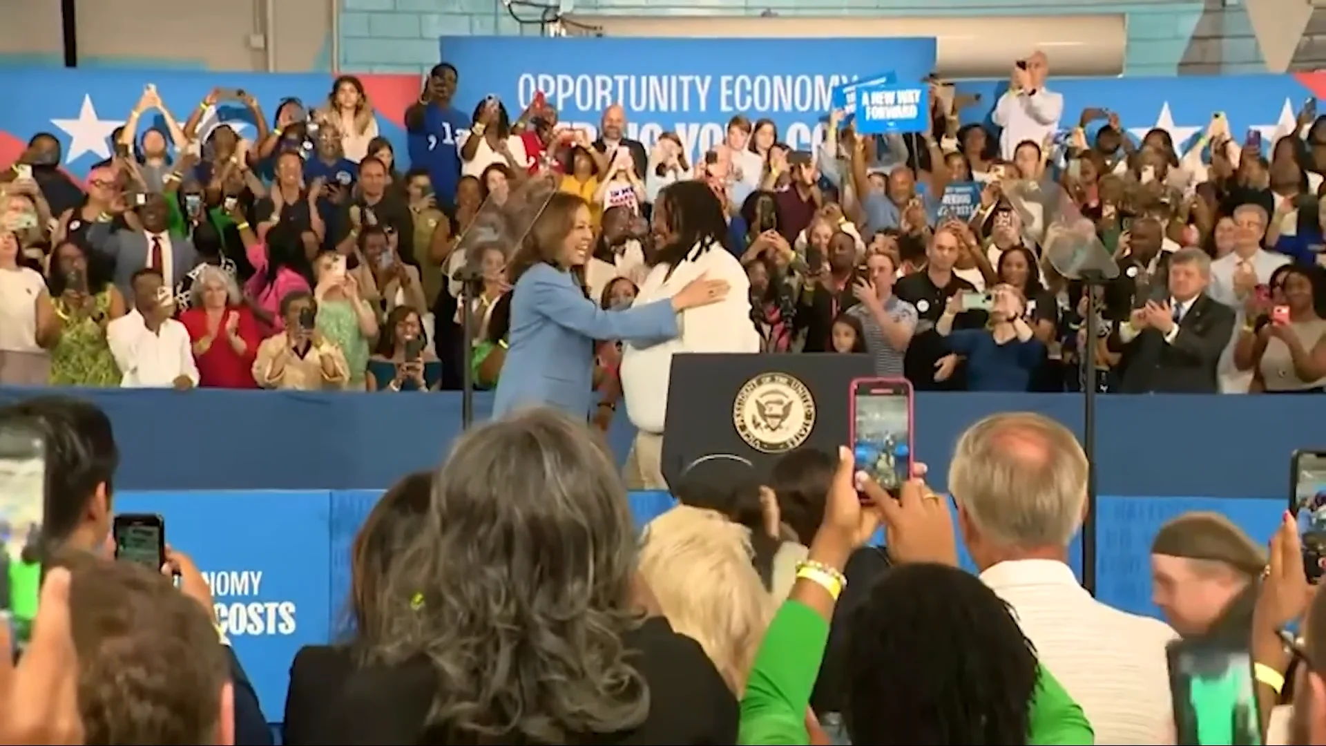 Michael De Los Santos’ Speech and Introduction of Vice President Kamala ...