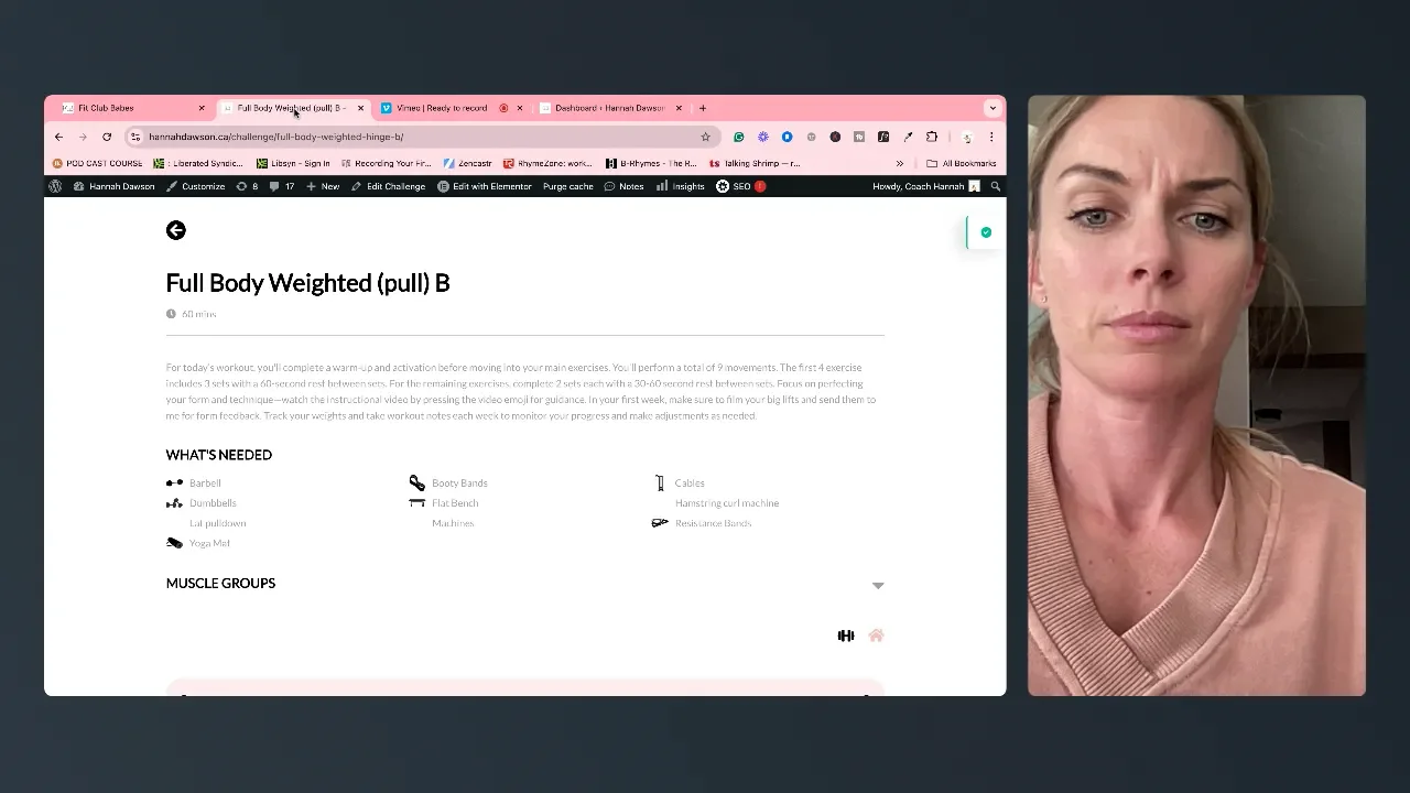 Full Body (pull) B M3 method month 1