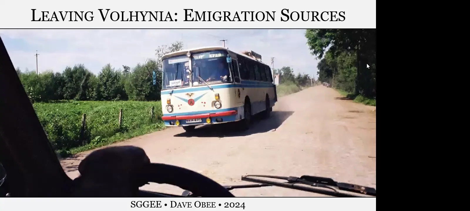 Leaving Volhynia Emigration Sources Dave Obee