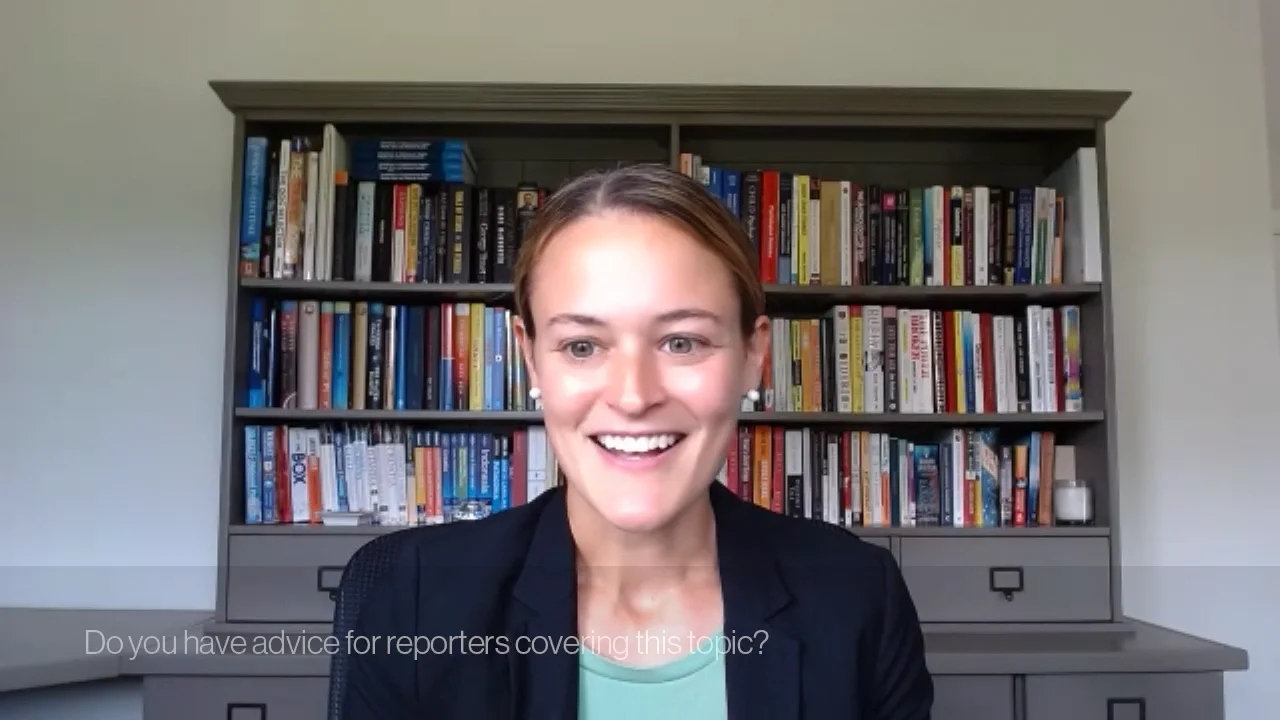 Dr. Jacqueline Nesi: Advice for reporters