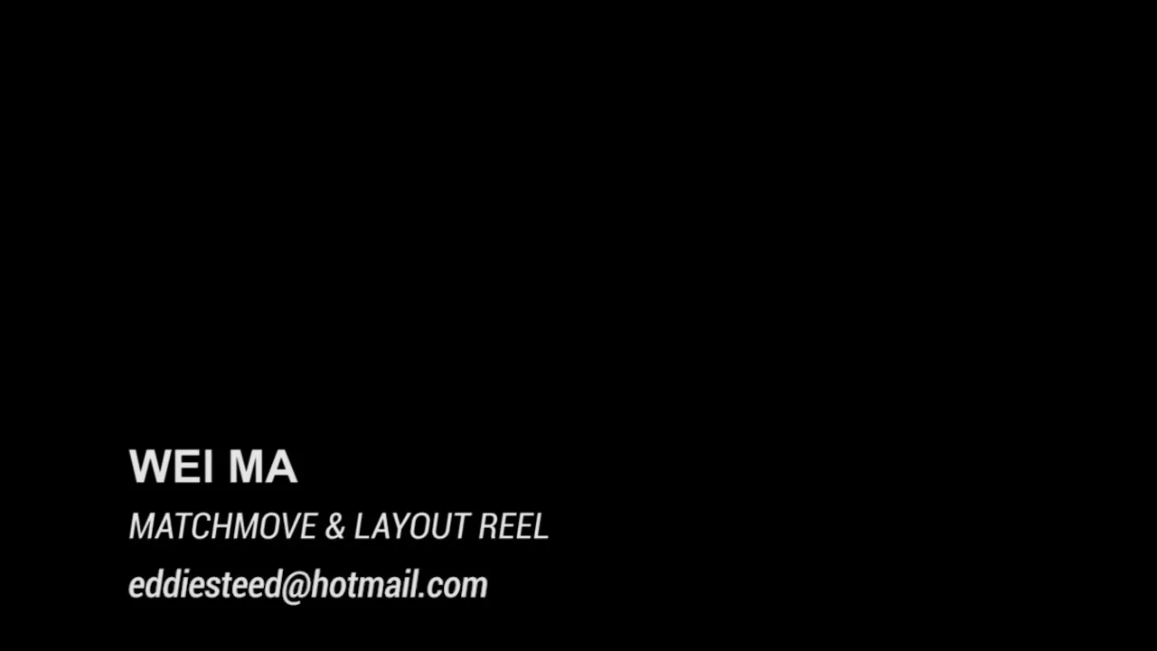 Matchmove layout reel 2025