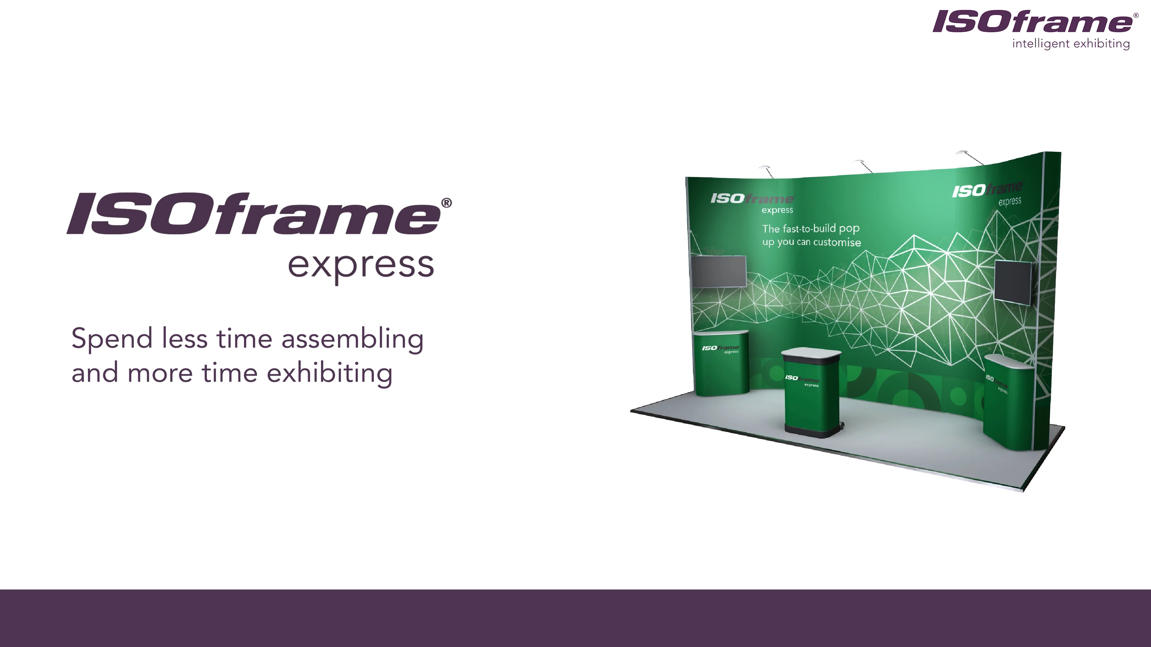 ISOframe Express Pop Up Exhibition Stand