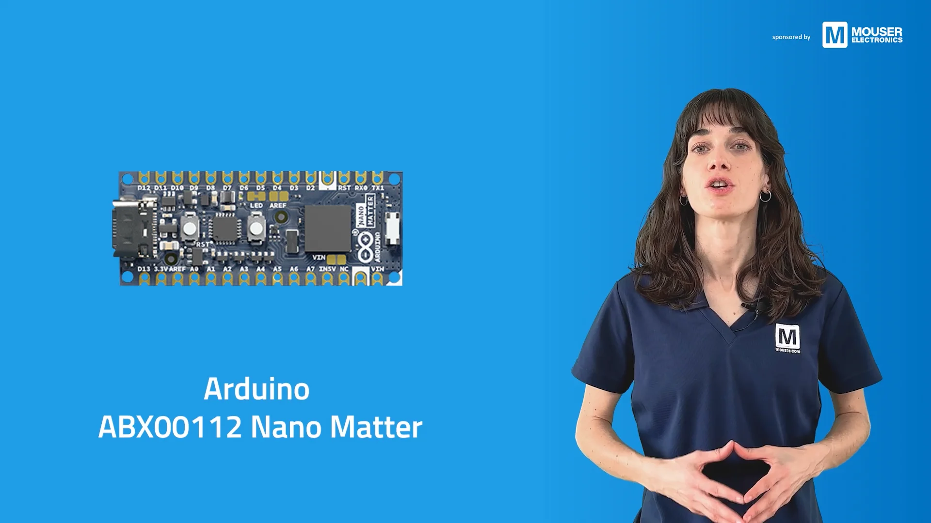 Mouser Electronics - Arduino ABX00112 Nano Matter