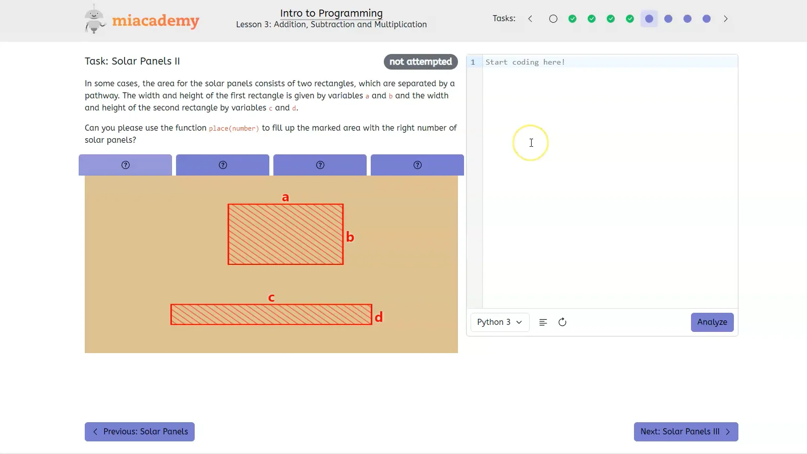 Addition, Subtraction, and Multiplication Operators Task6