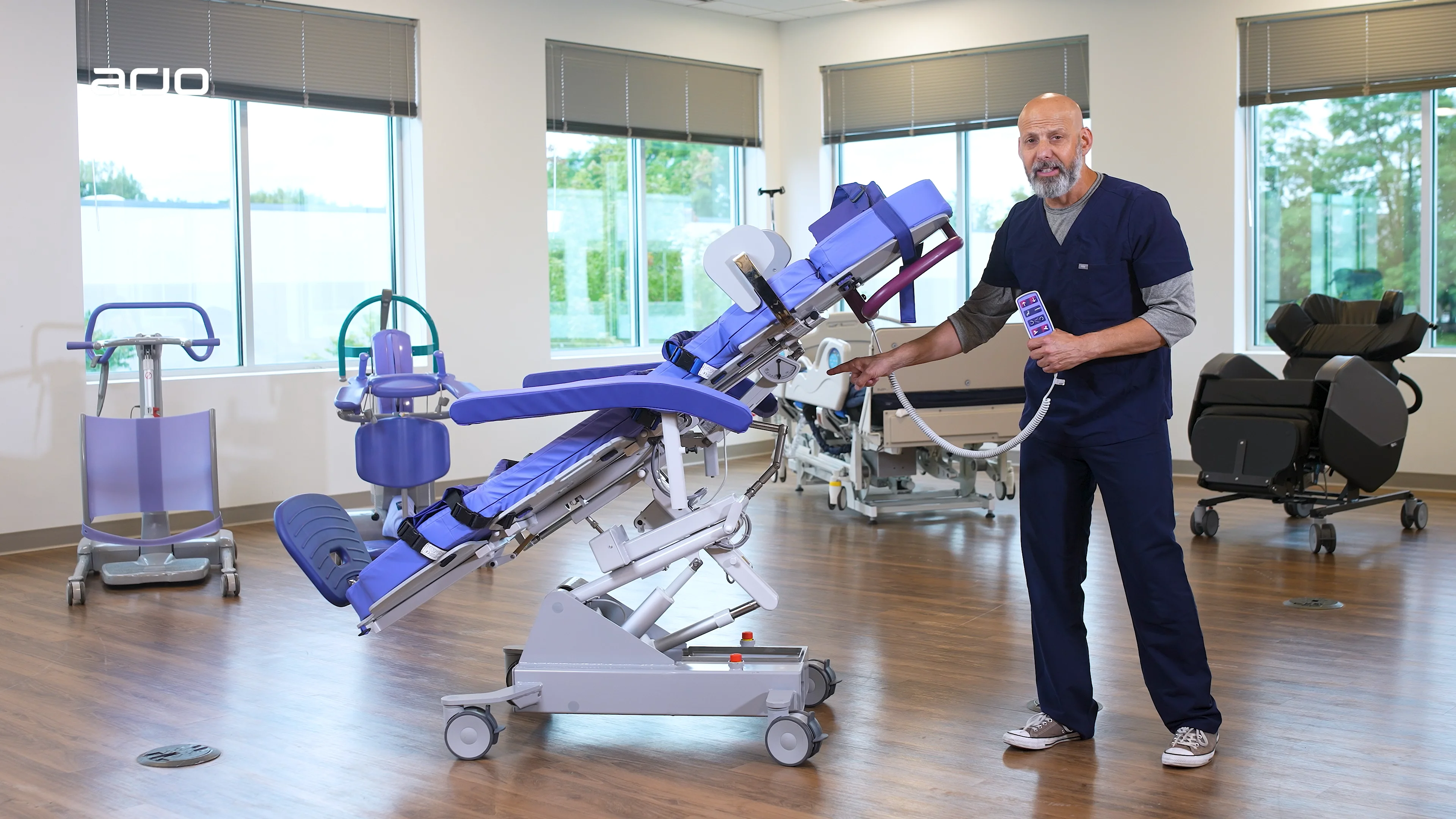 Arjo Sara Combilizer Demonstration "Inclinometer"