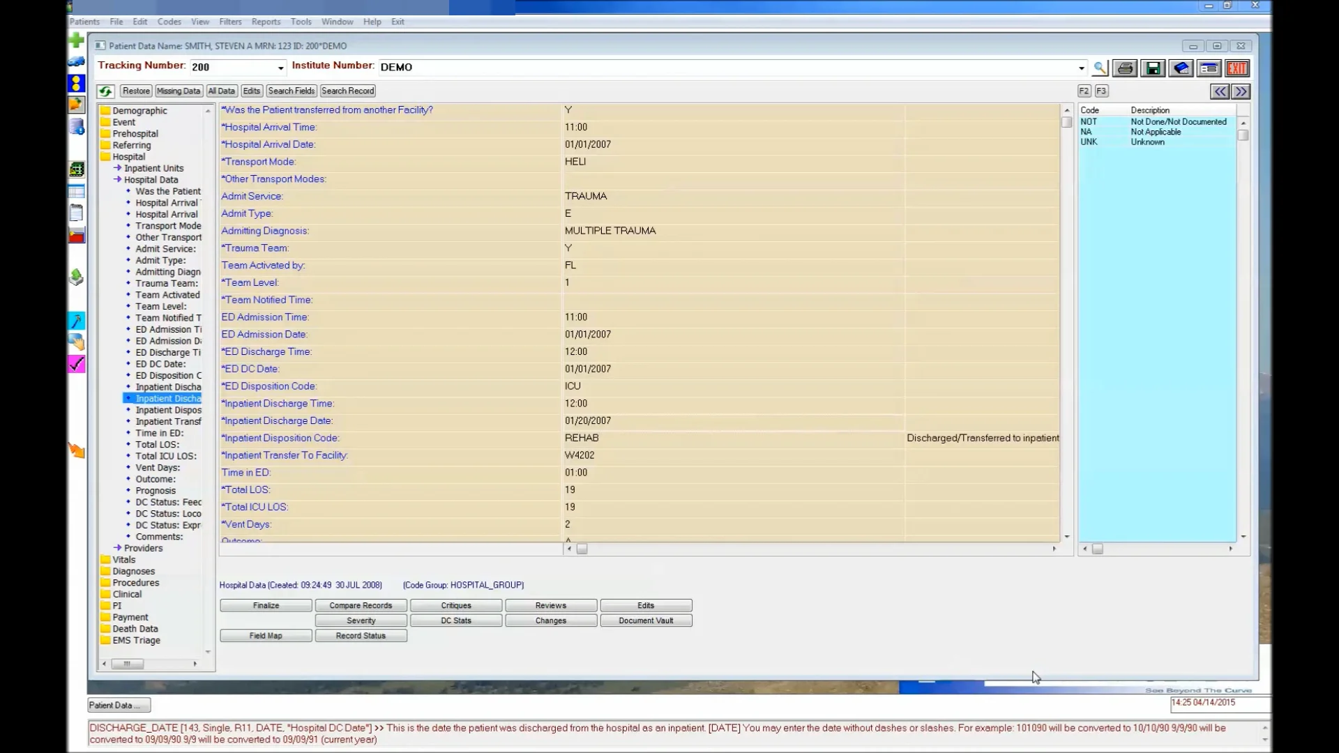Field Level Validation - Date and Time