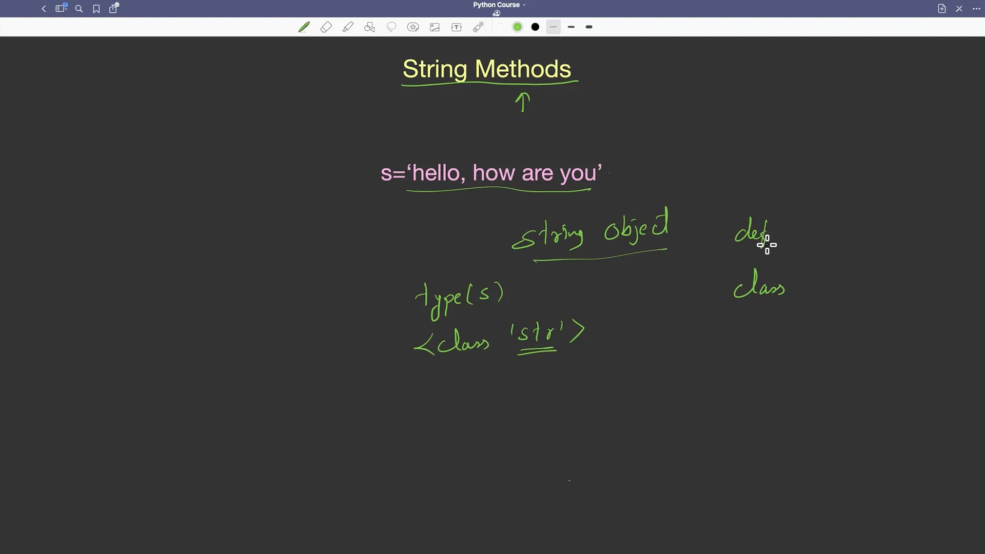 70. Introduction to String Methods(StringMethodIntro)