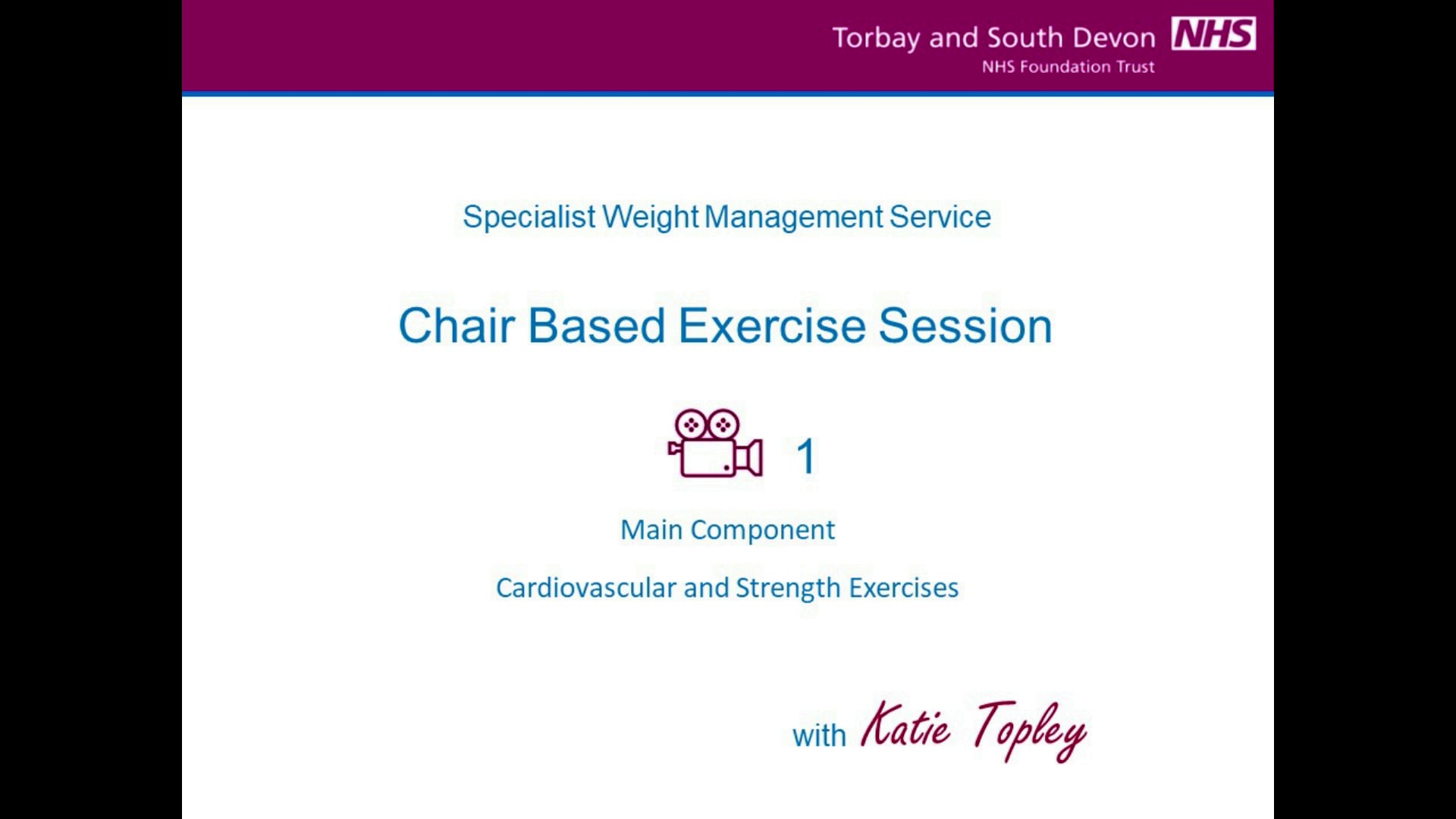 Chair Based Exercise 1