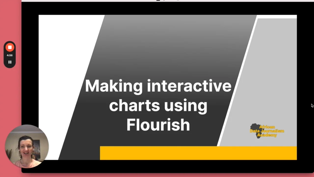 Making interactive charts using Flourish