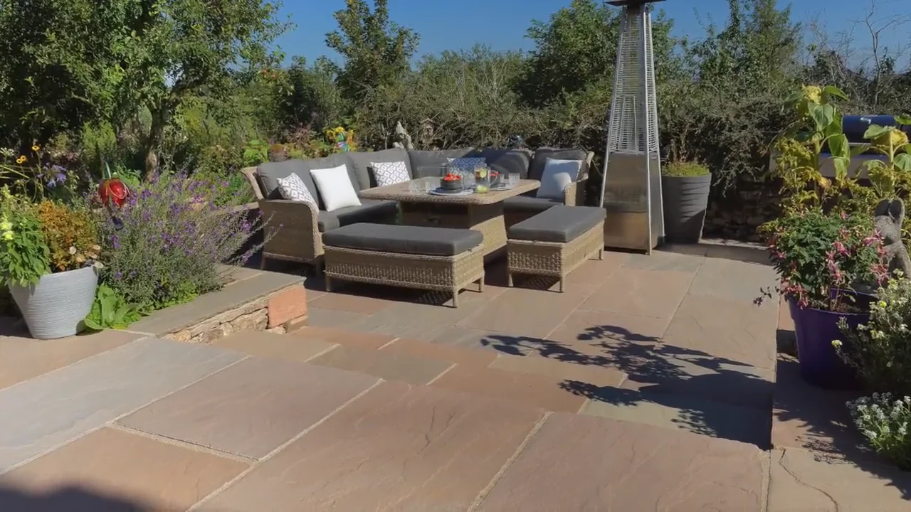 Pavestone - Pavestone Tudor Antique Oxford Natural Stone Paving (Garden ...