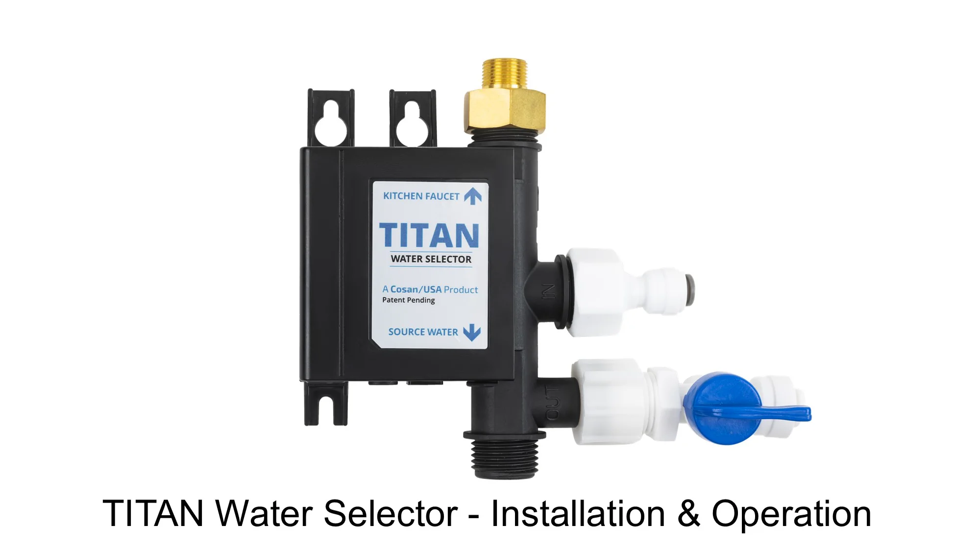 TITAN Water Selector Installation & Operation