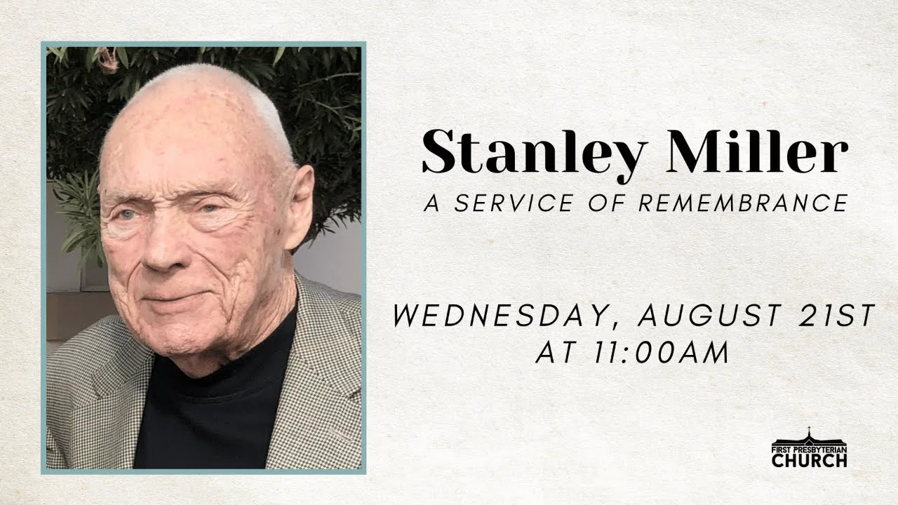 Stanley Miller - Service of Remembrance