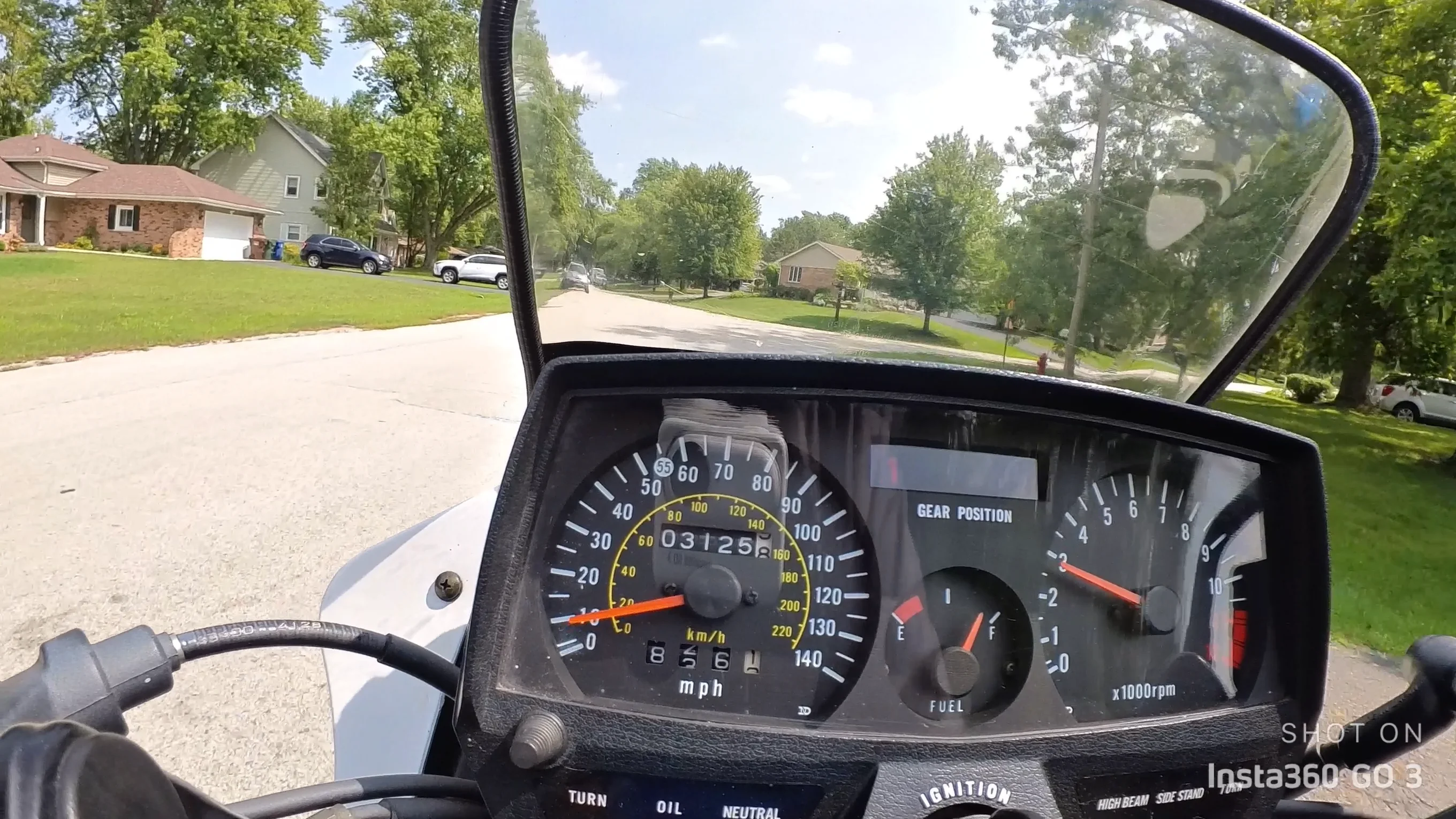 1985 Suzuki gs550es ride along video 1