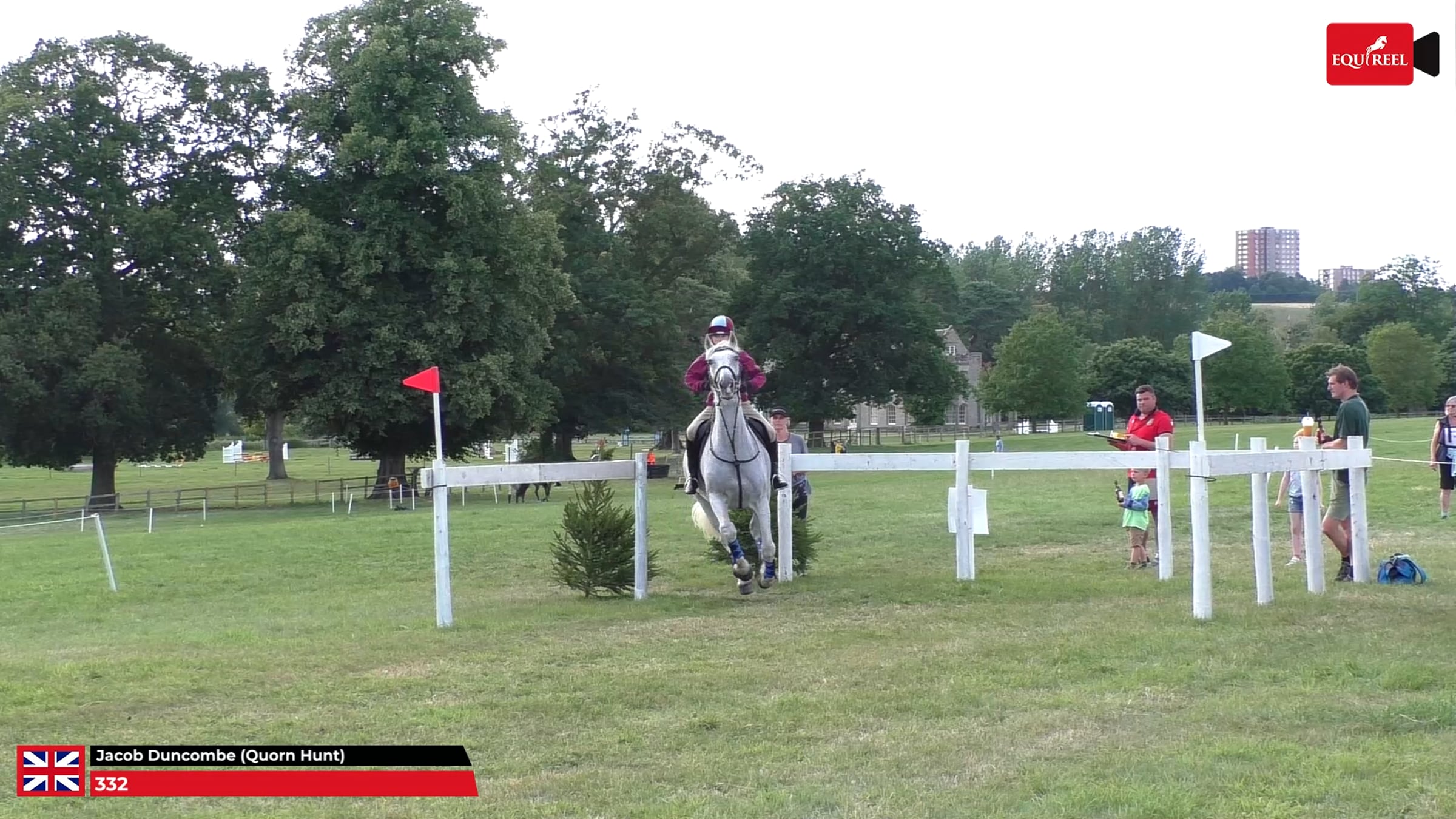 EQUIREEL 332 Jacob Duncombe (Quorn Hunt) & 332 at JCB PONY CLUB ...