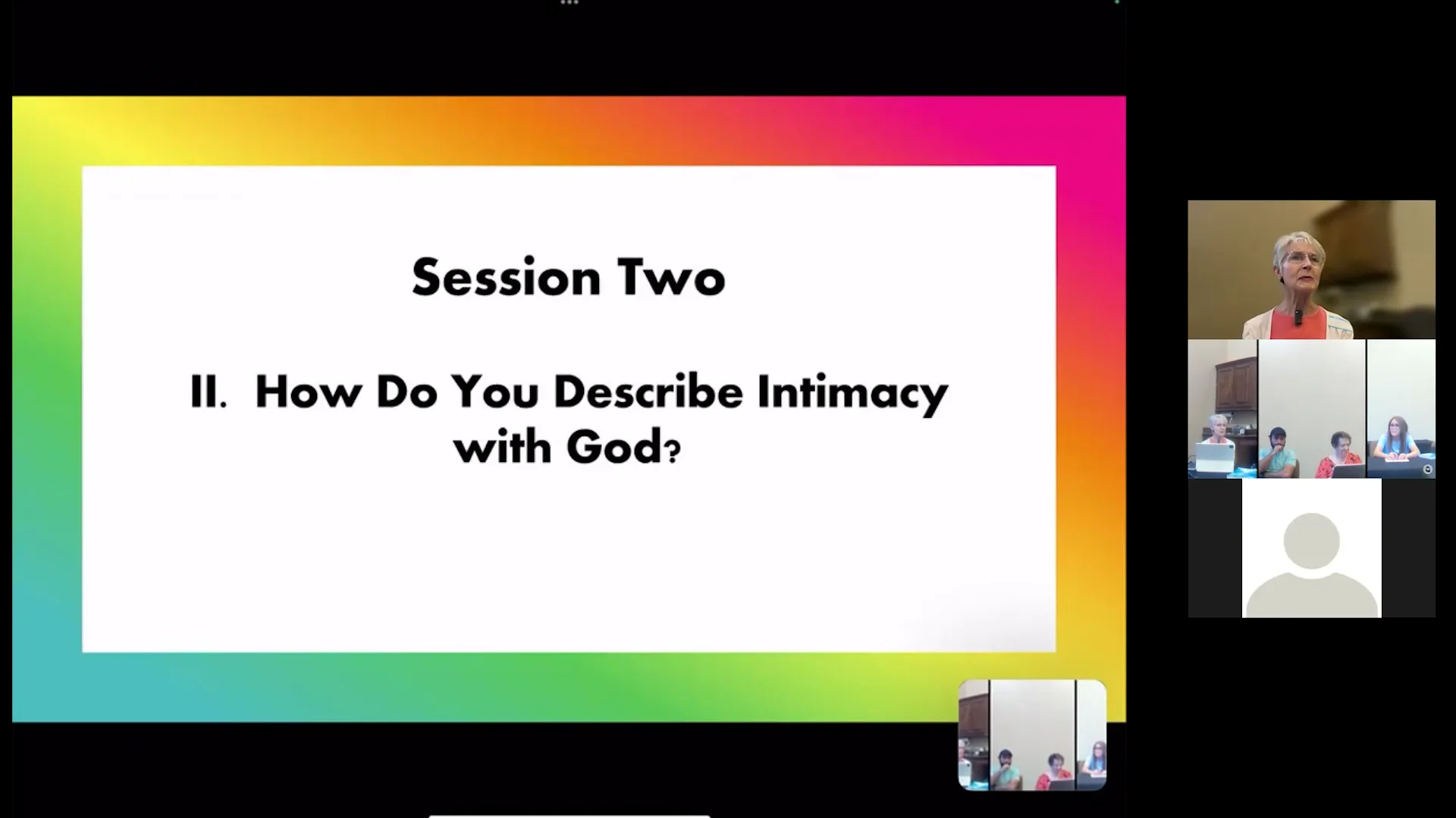 Session 2 - How to Have Intimacy with God