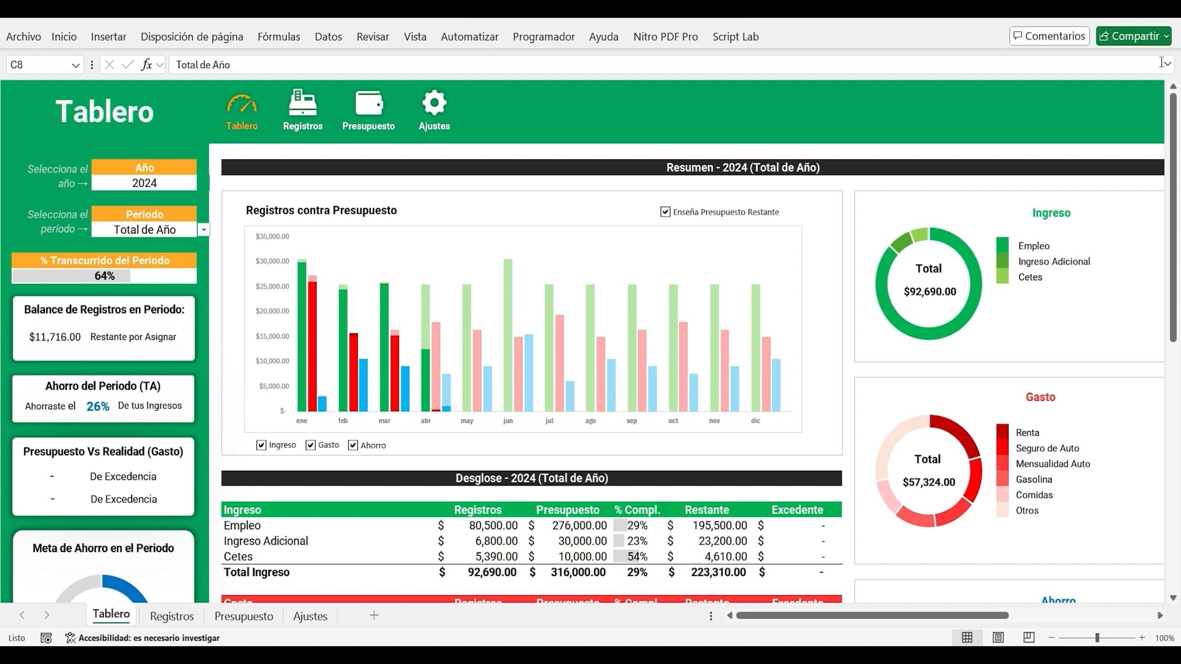 Video Tutorial Finanzas Excel