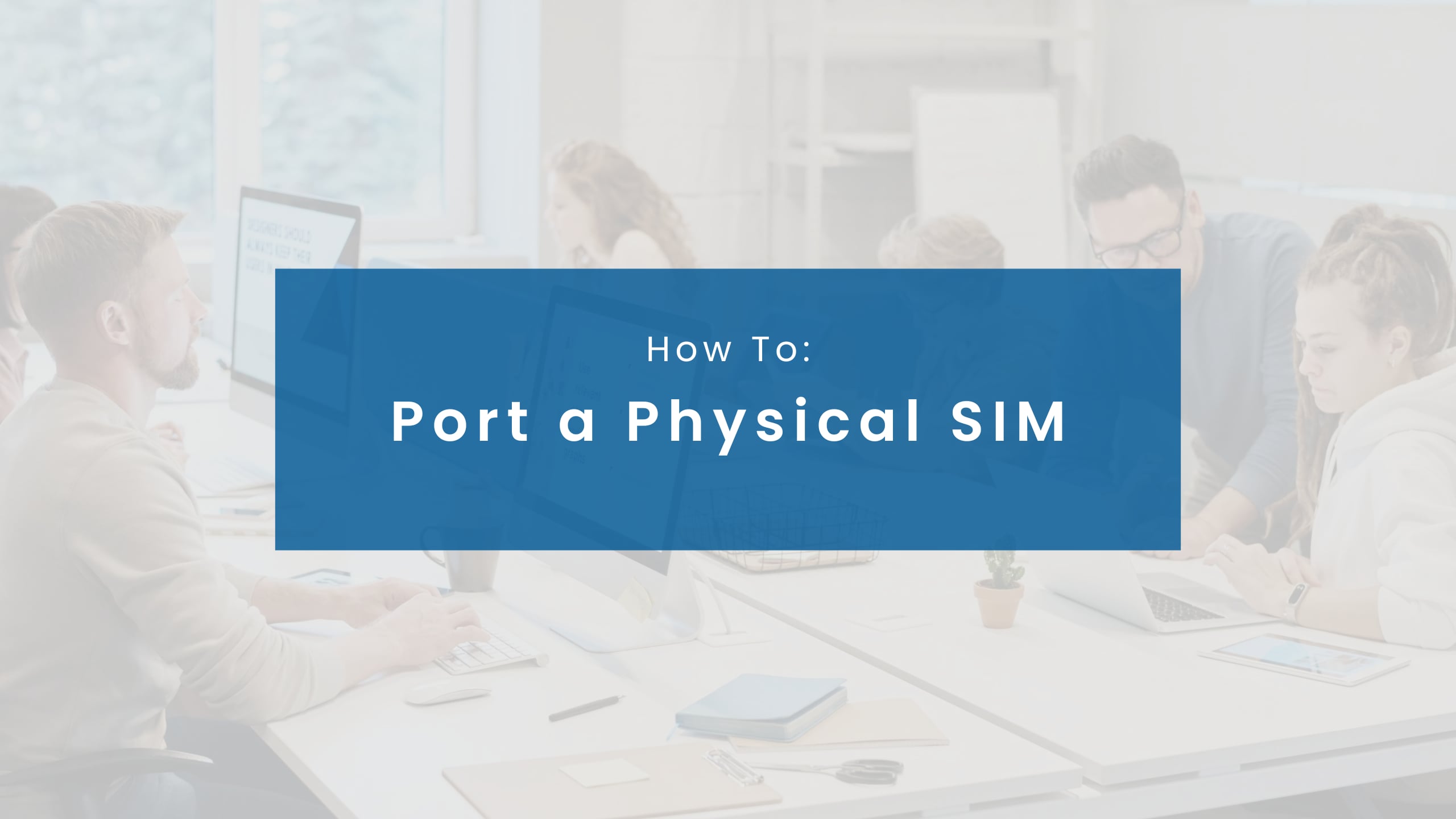 Porting a Physical SIM