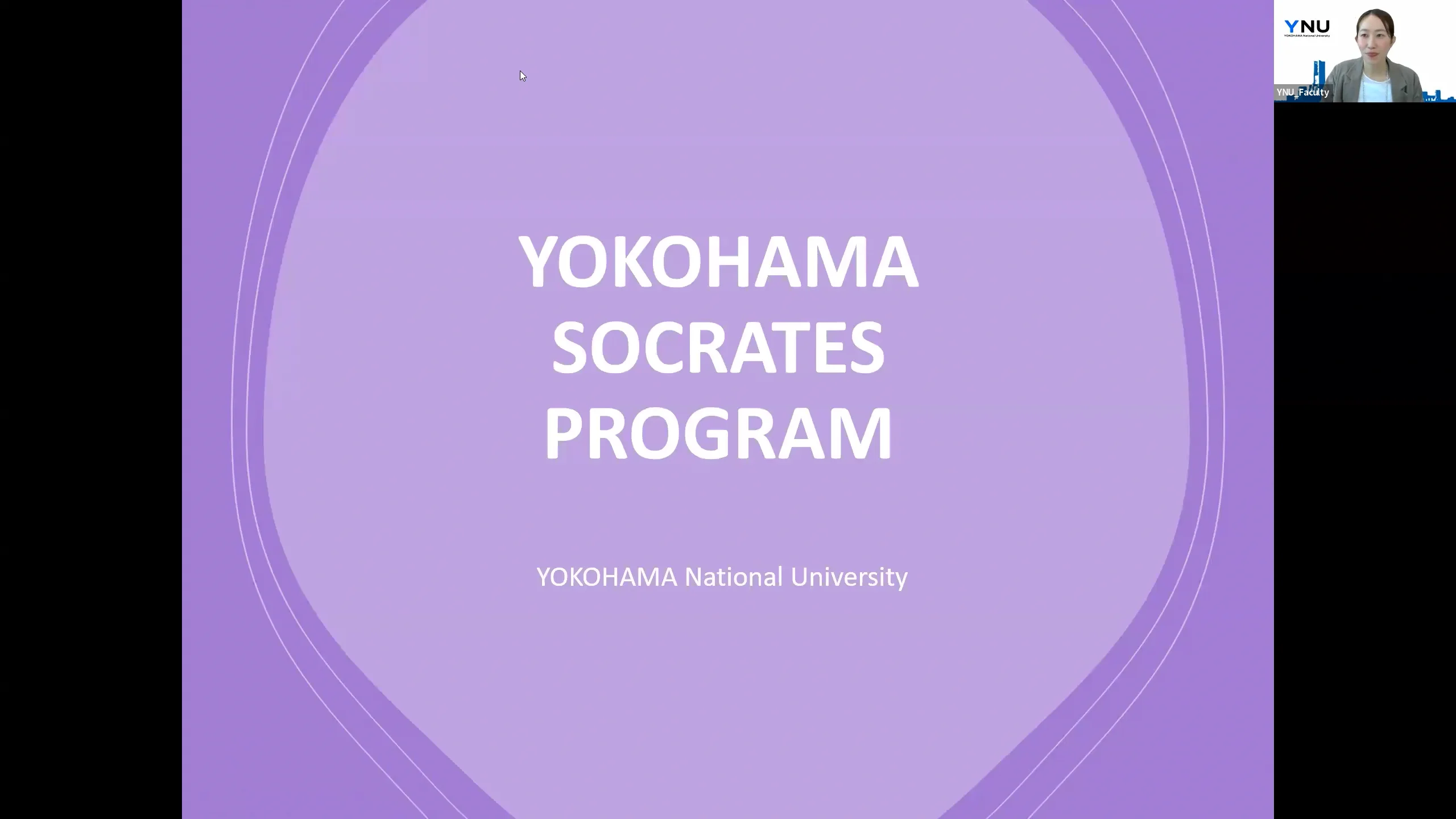 YOKOHAMA Socrates Program Online Information Session 2024.7.4 ...