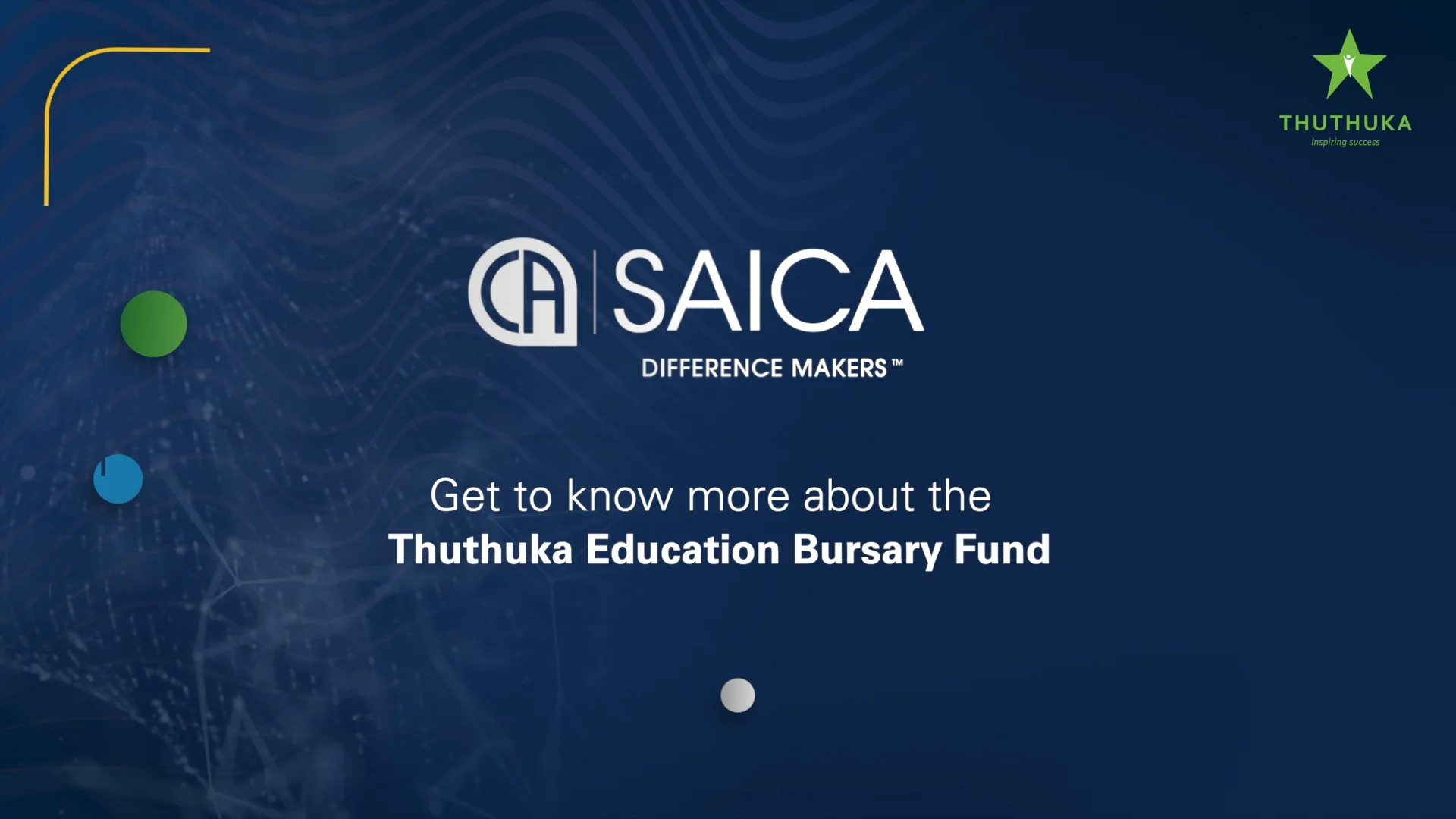 Clip 2 Get to know more about The Thuthuka Education Bursary Fund