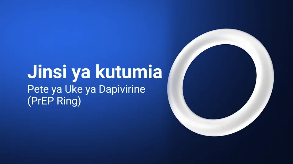 How to use the PrEP Ring_Swahili (Kenya)