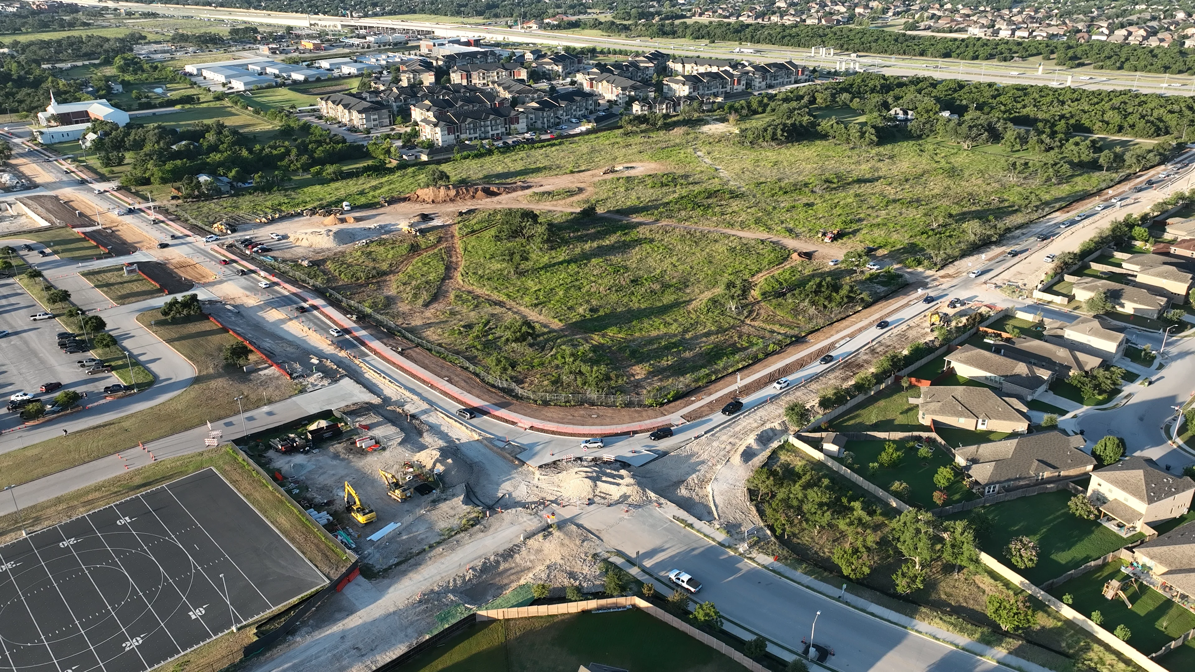 Raider Way traffic (Aug 2024) 7:50 a.m.