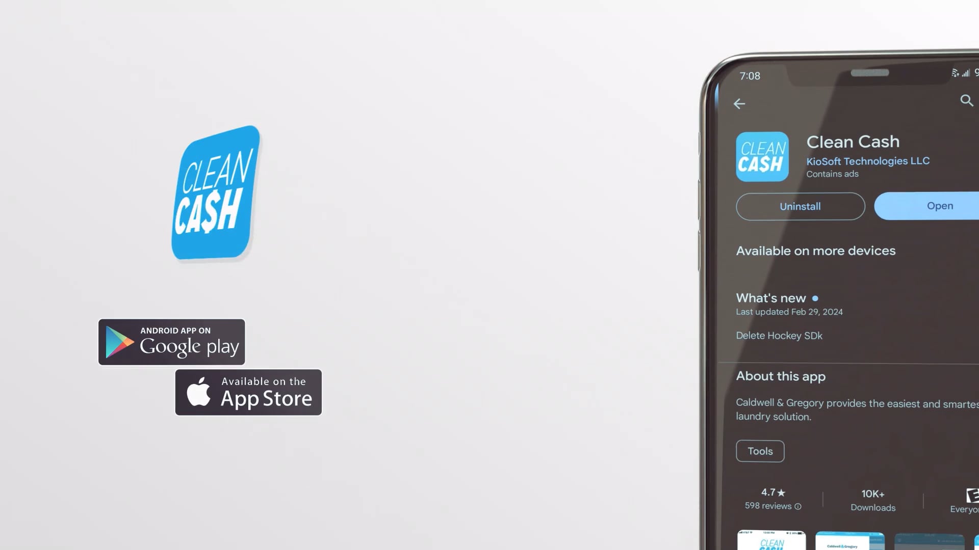 Caldwell & Gregory Clean Cash App Instructions