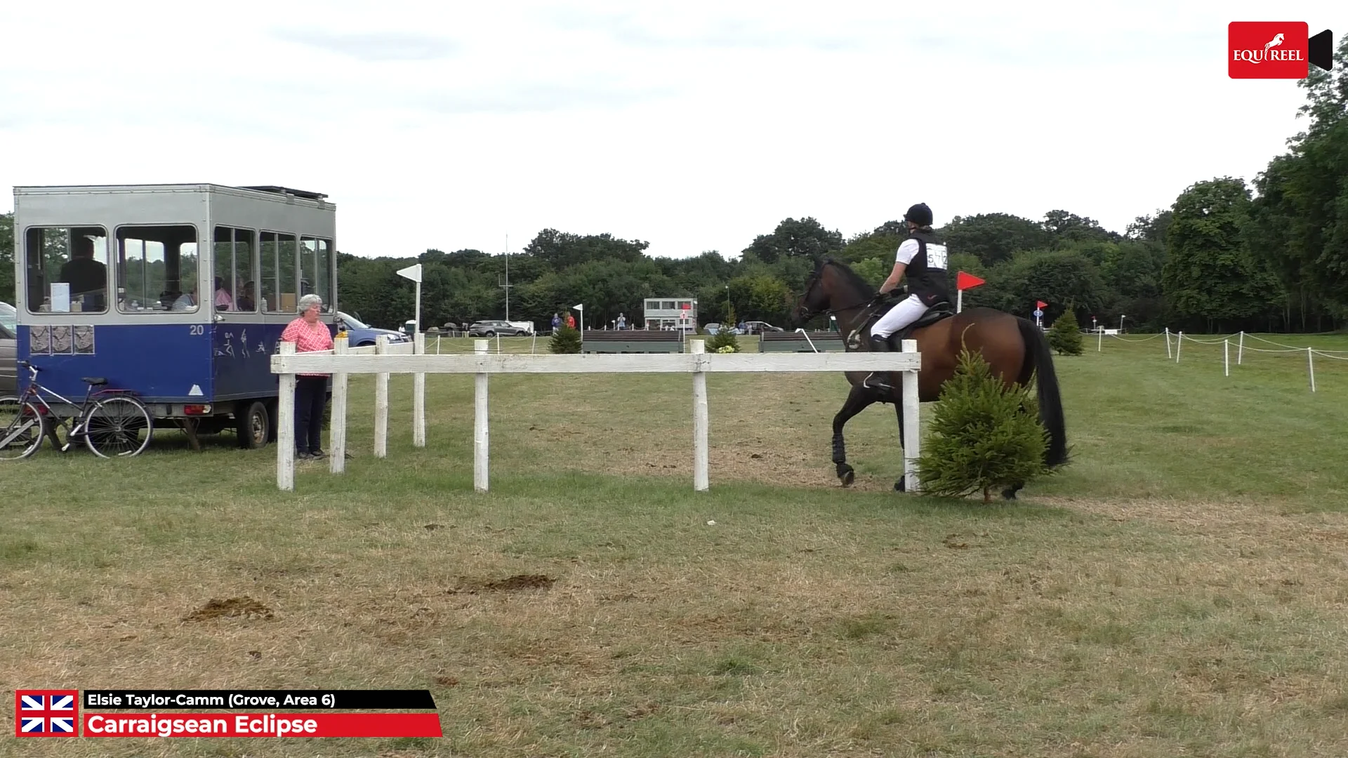 EQUIREEL 572 Elsie Taylor-Camm (Grove, Area 6) & Carraigsean Eclipse at JCB PONY CLUB EVENTING ...
