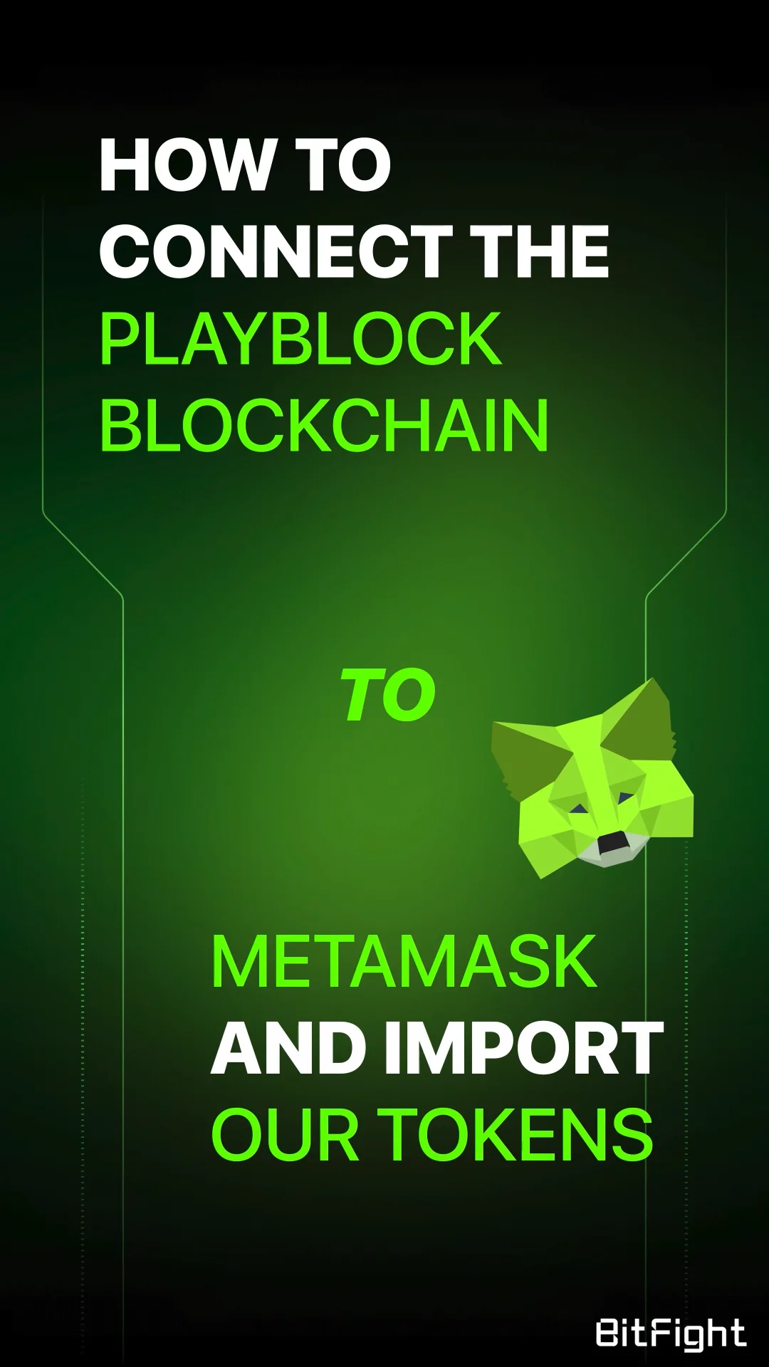 Connecting PlayBlock Network & Importing BitFight Tokens