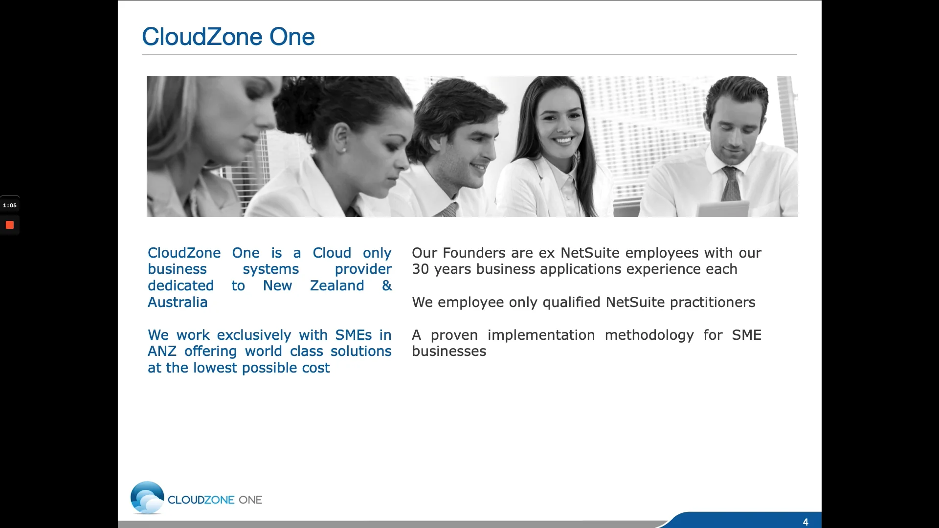 Overview NetSuite Demonstration