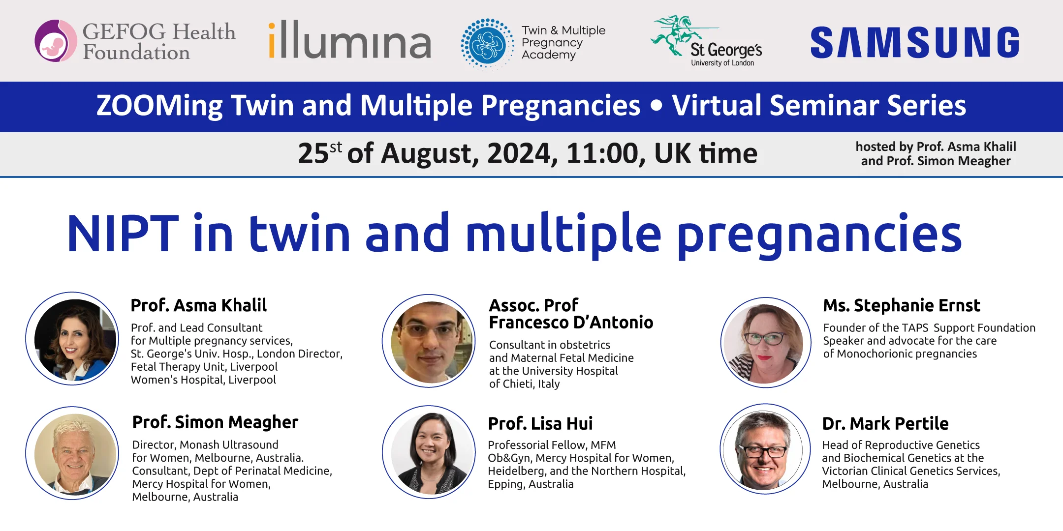 25th of August, 2024 - NIPT in twin and multiple pregnancies