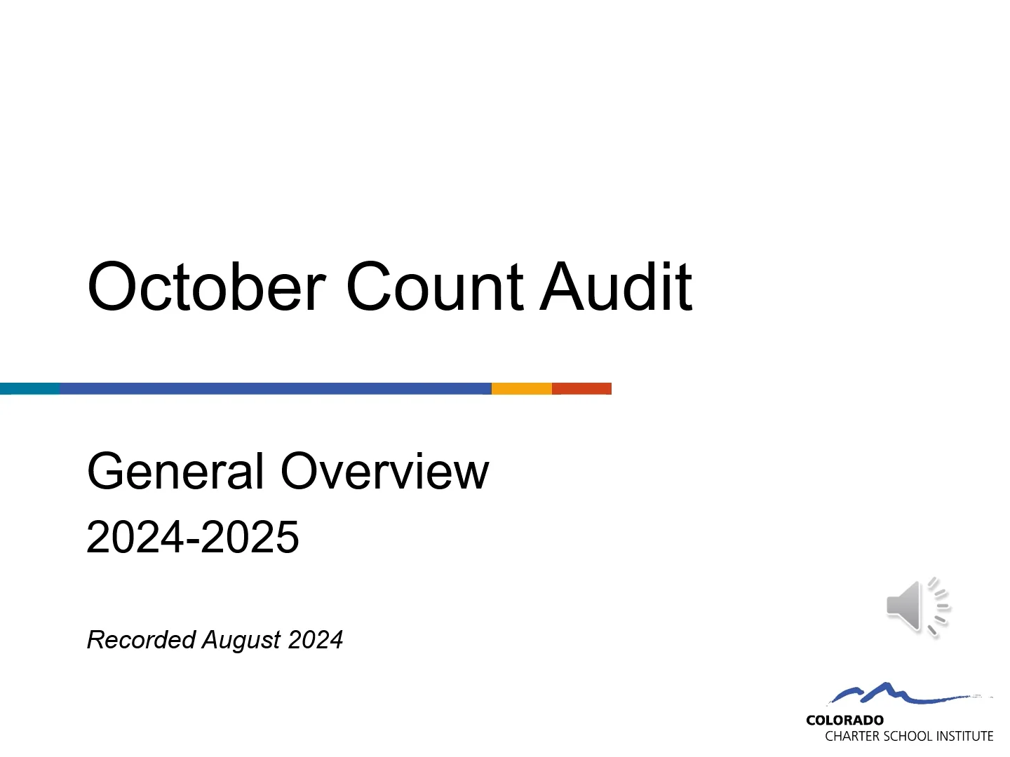 24-25 October Count Audit General Overview