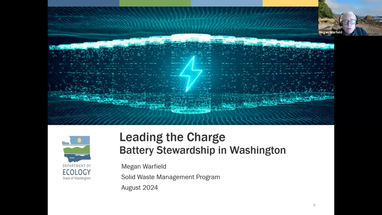 NWPSC Lunch and Learn: Washington Battery Stewardship