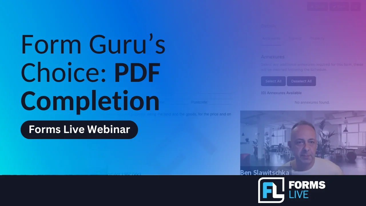 Webinar | Form Guru's Choice PDF Completion