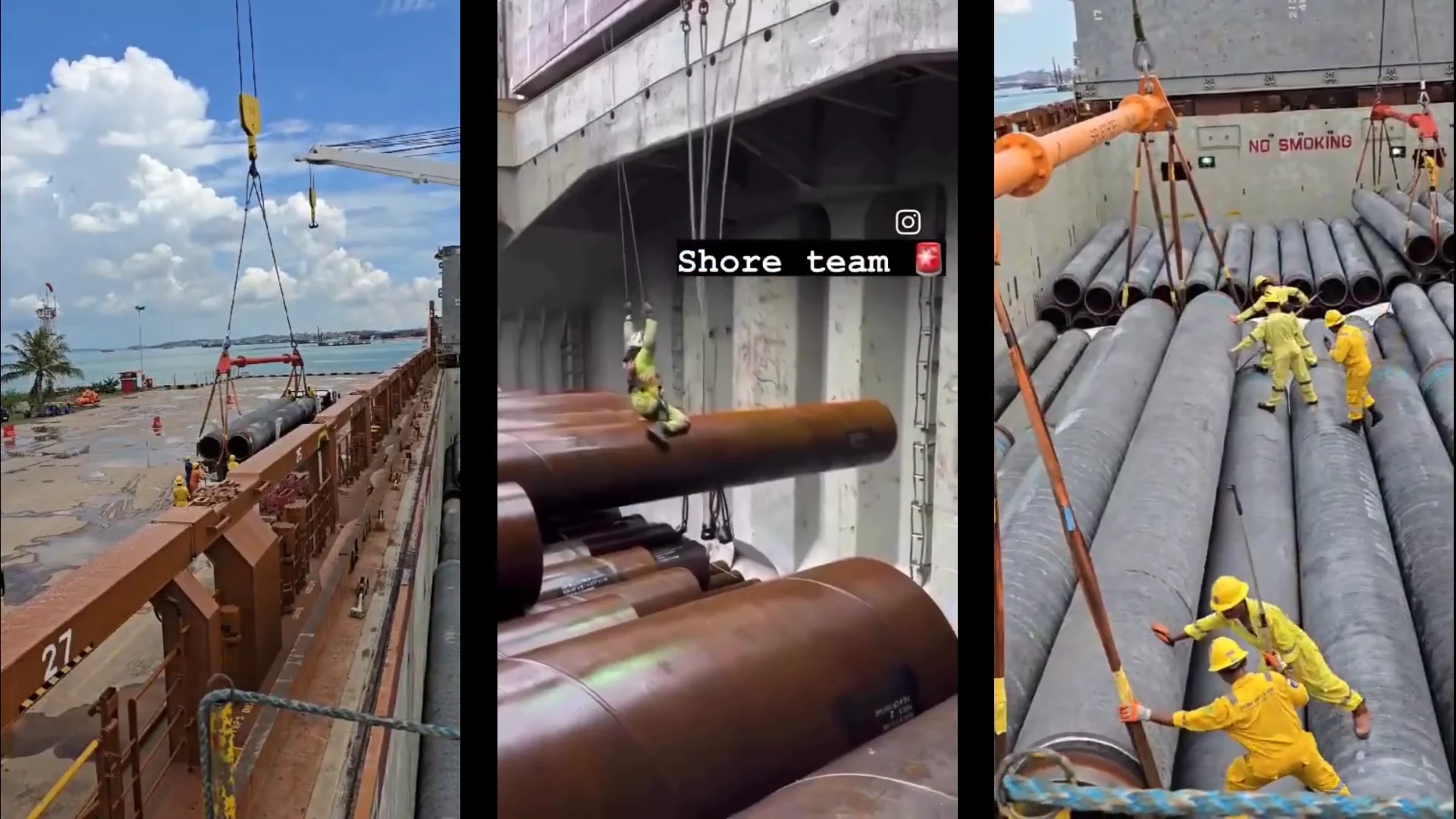 The challenges and risks of manual pipe handling