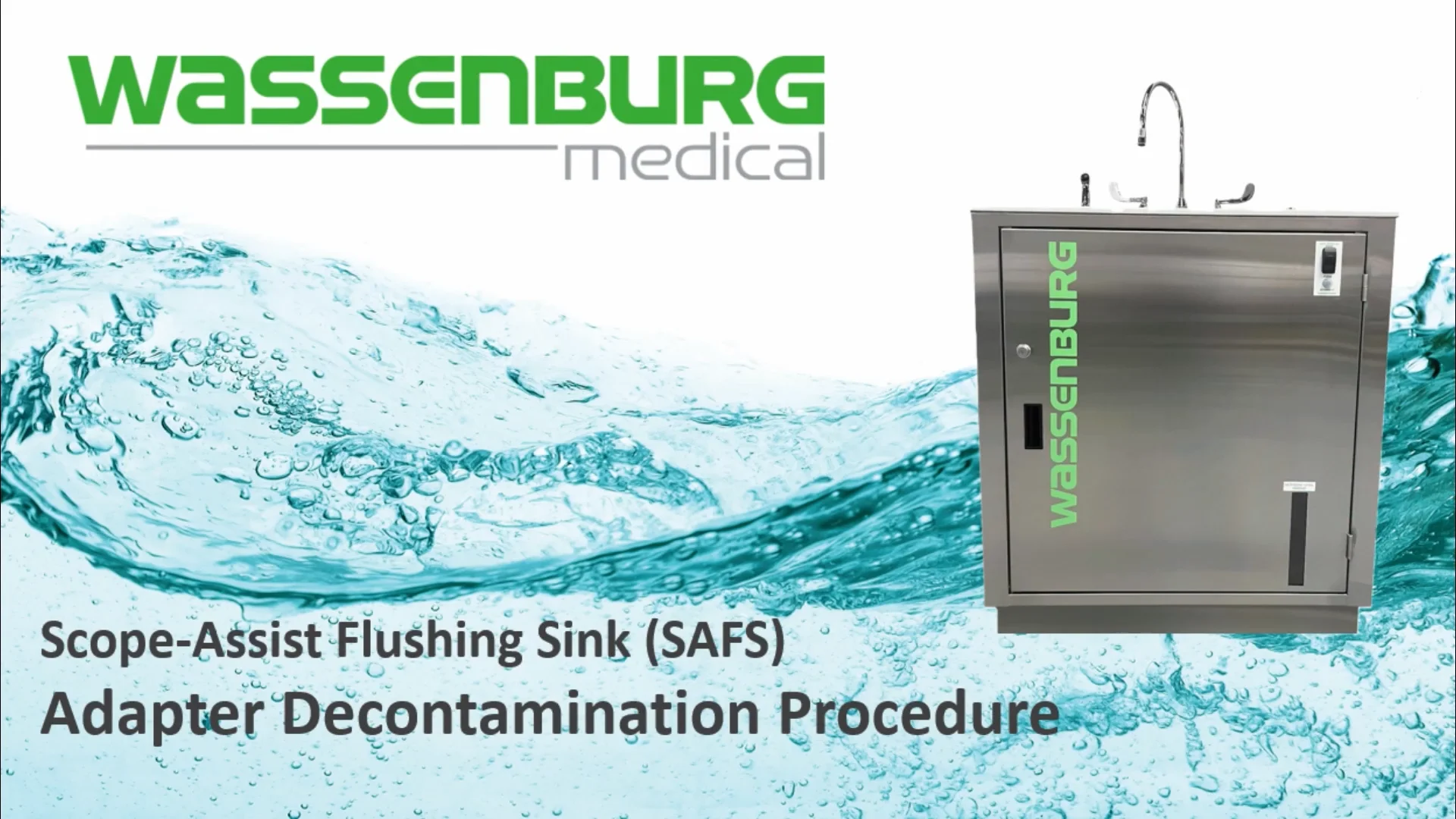 Scope Assist Flushing Sink