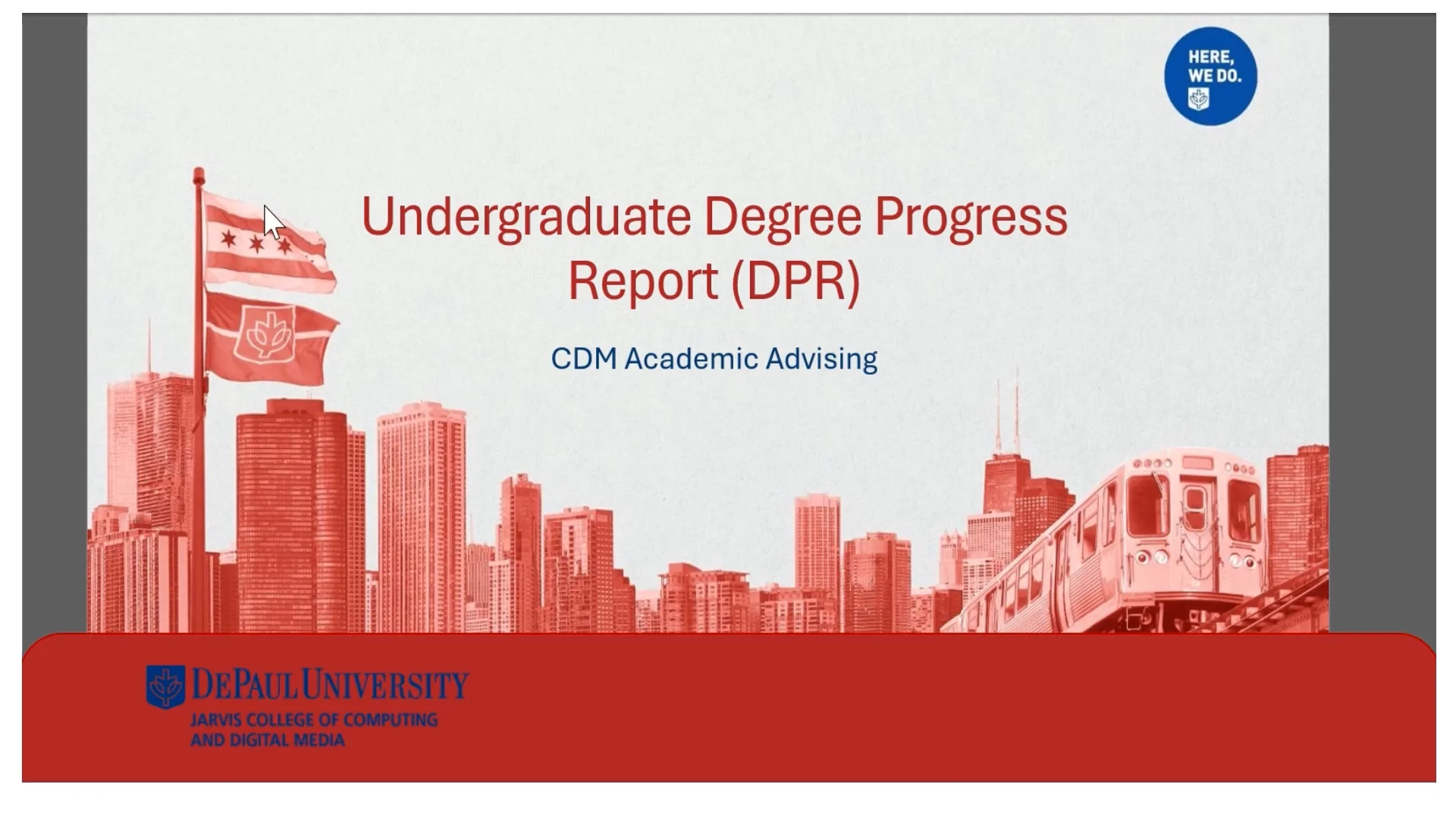 Undergraduate Degree Progress Report