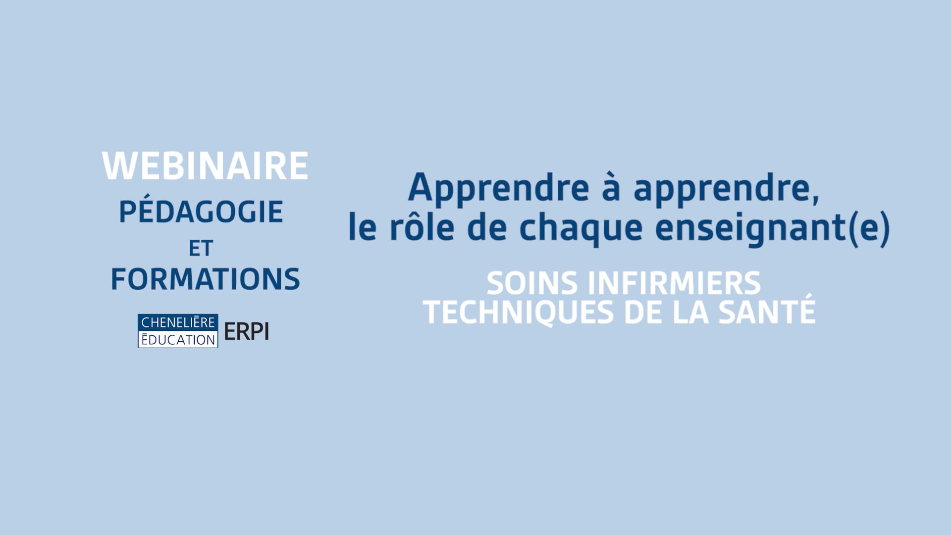 Webinaires | Pédagogie et formations - Apprendre à apprendre: le rôle de chaque enseignant en ...