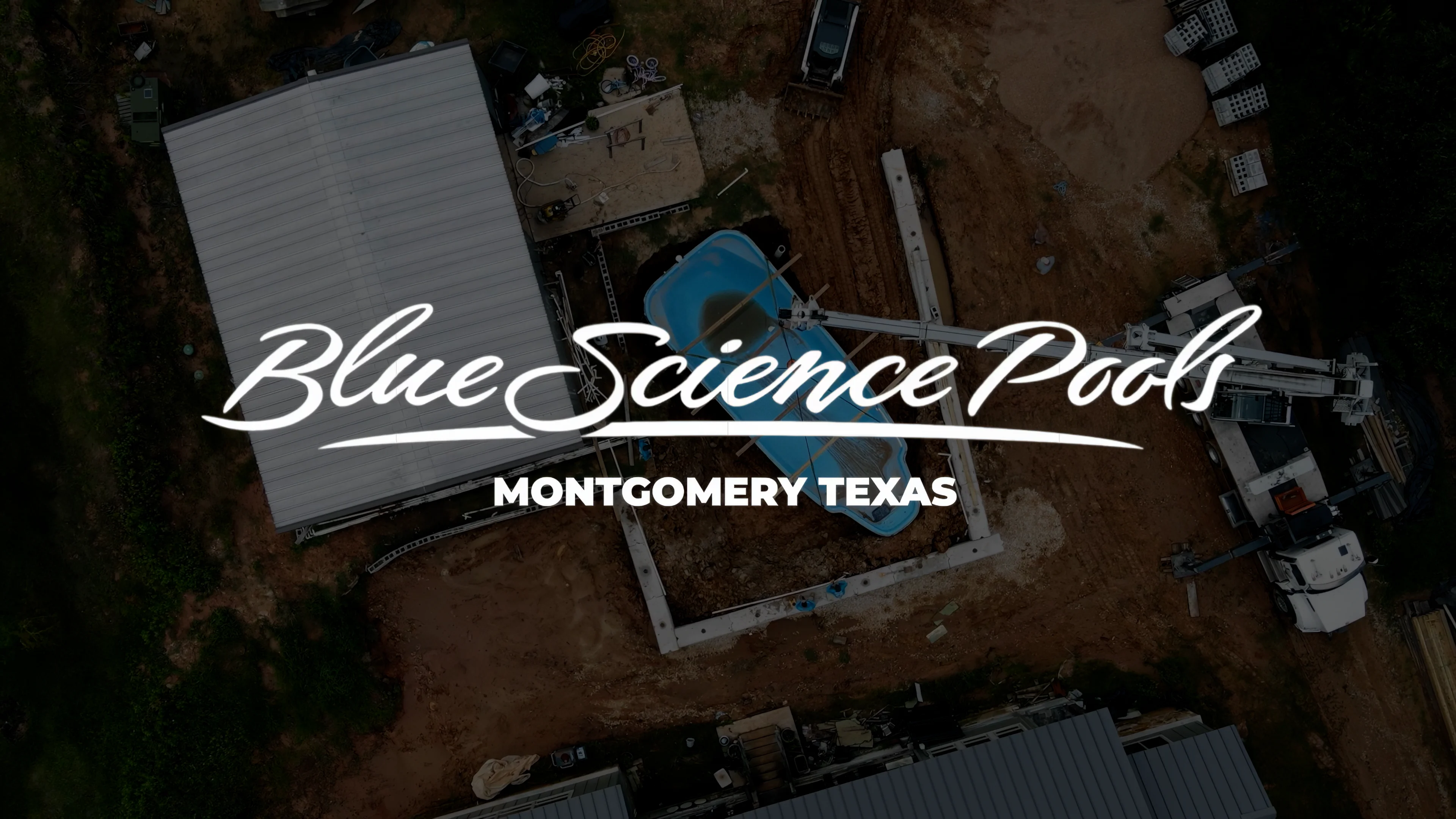 Blue Science Pools Montgomery Re-Leveling Project