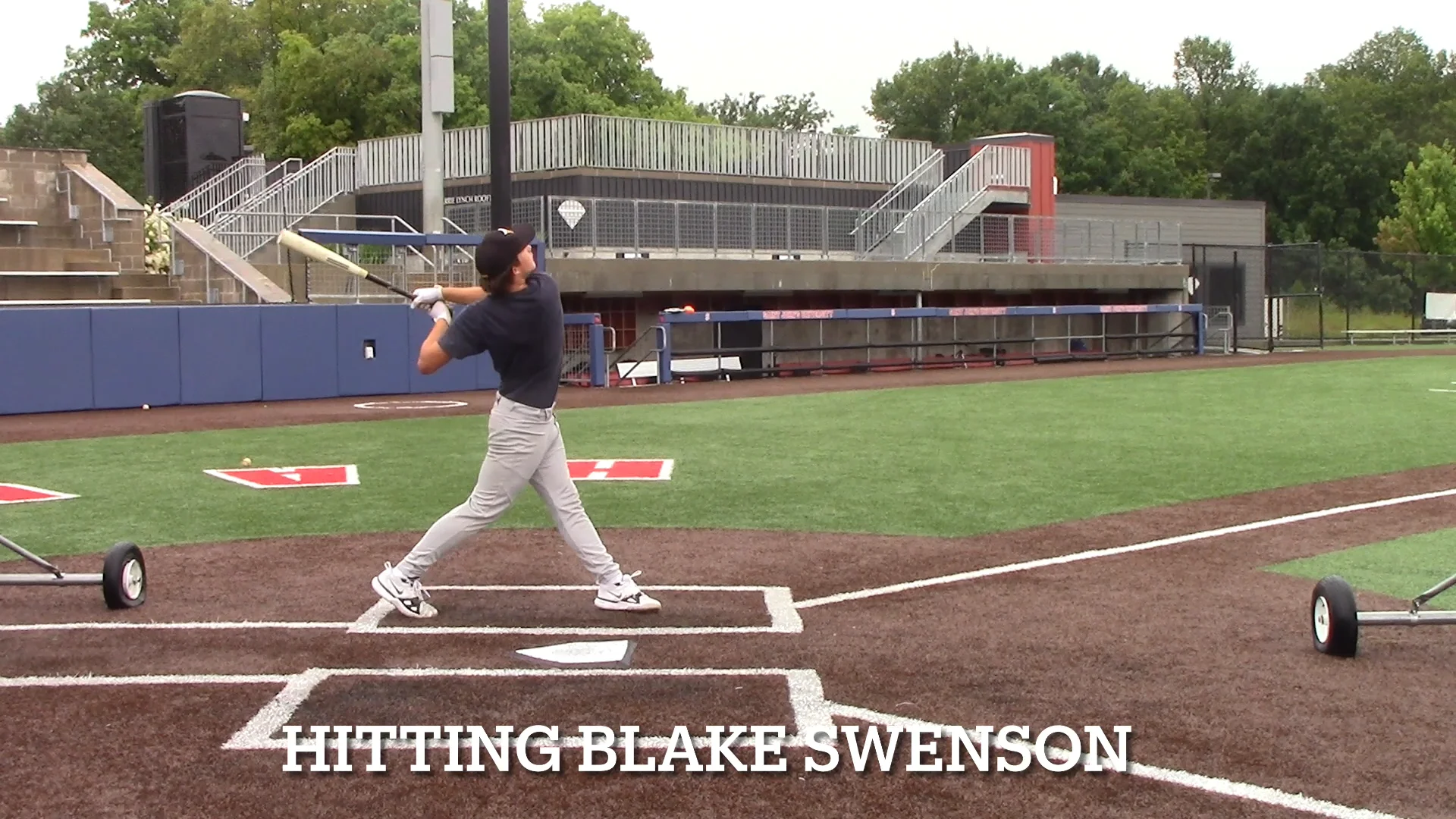 Hitting Blake Swenson