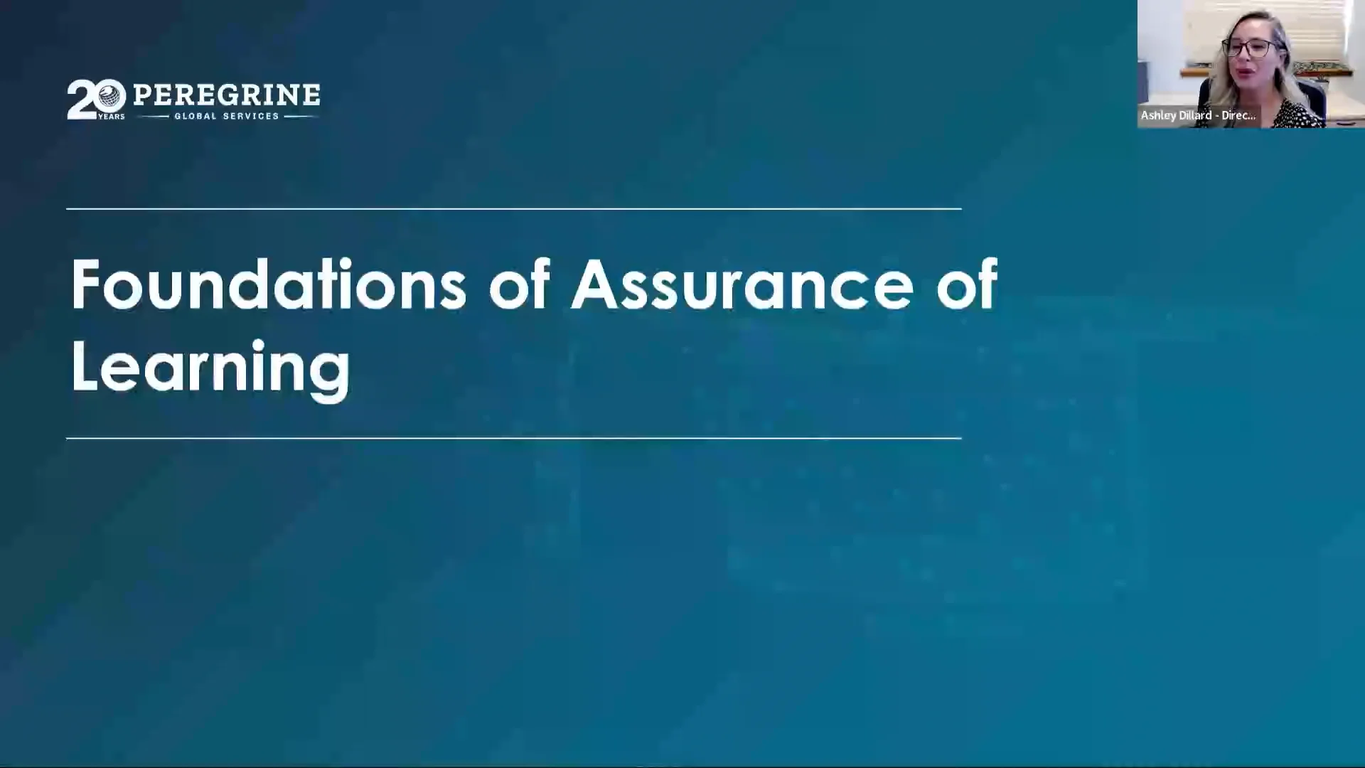 Foundation of Assurance of Learning