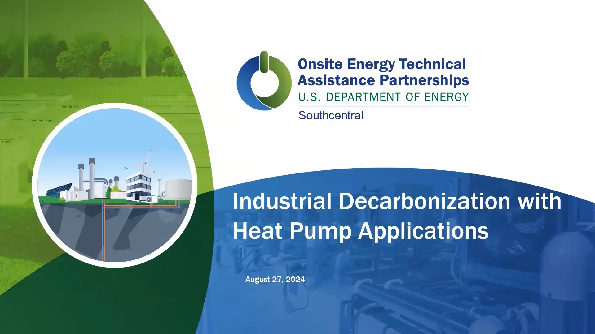 Industrial Decarbonization with Heat Pump Applications