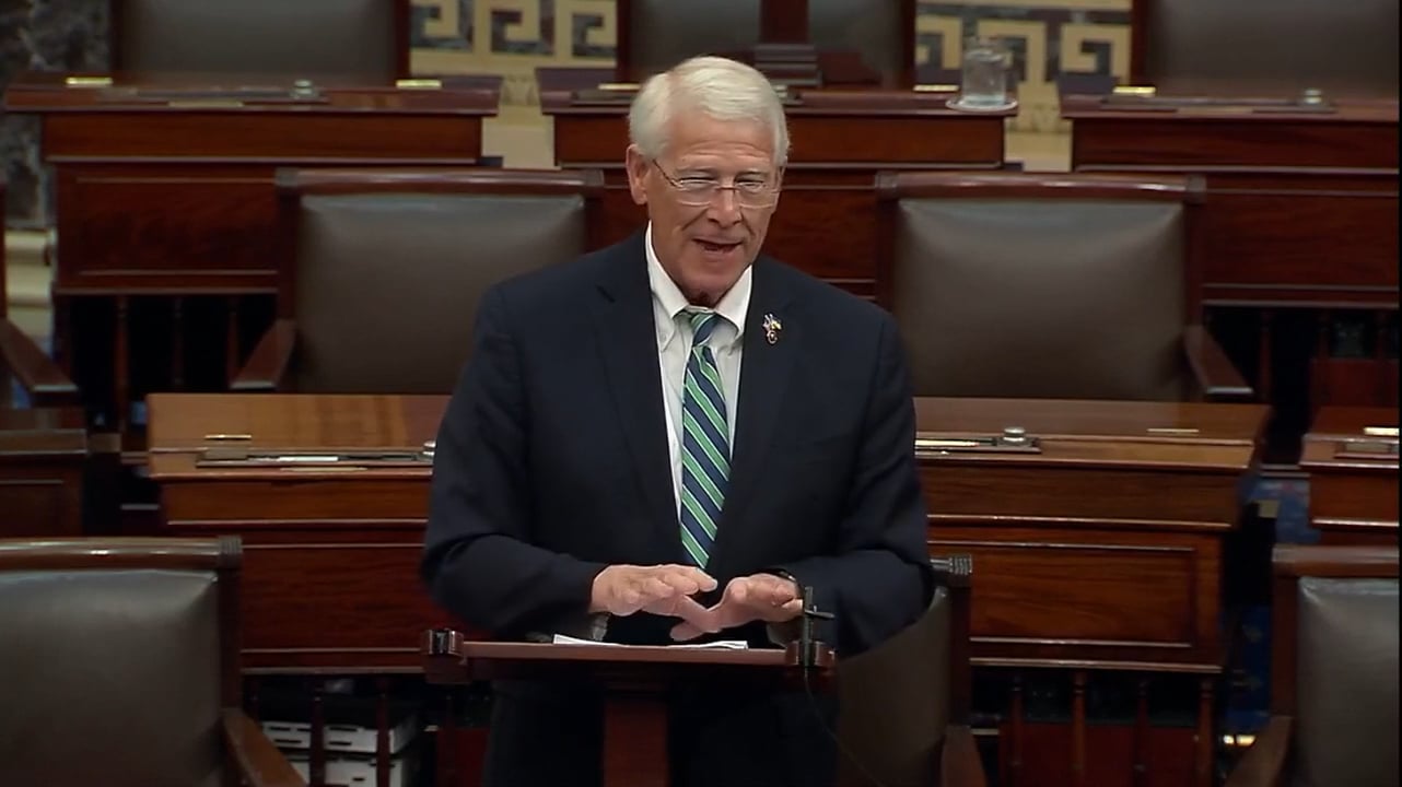 Sen. Roger Wicker - 8/1/24 — Captain Eddie Crossman: US Navy on Vimeo