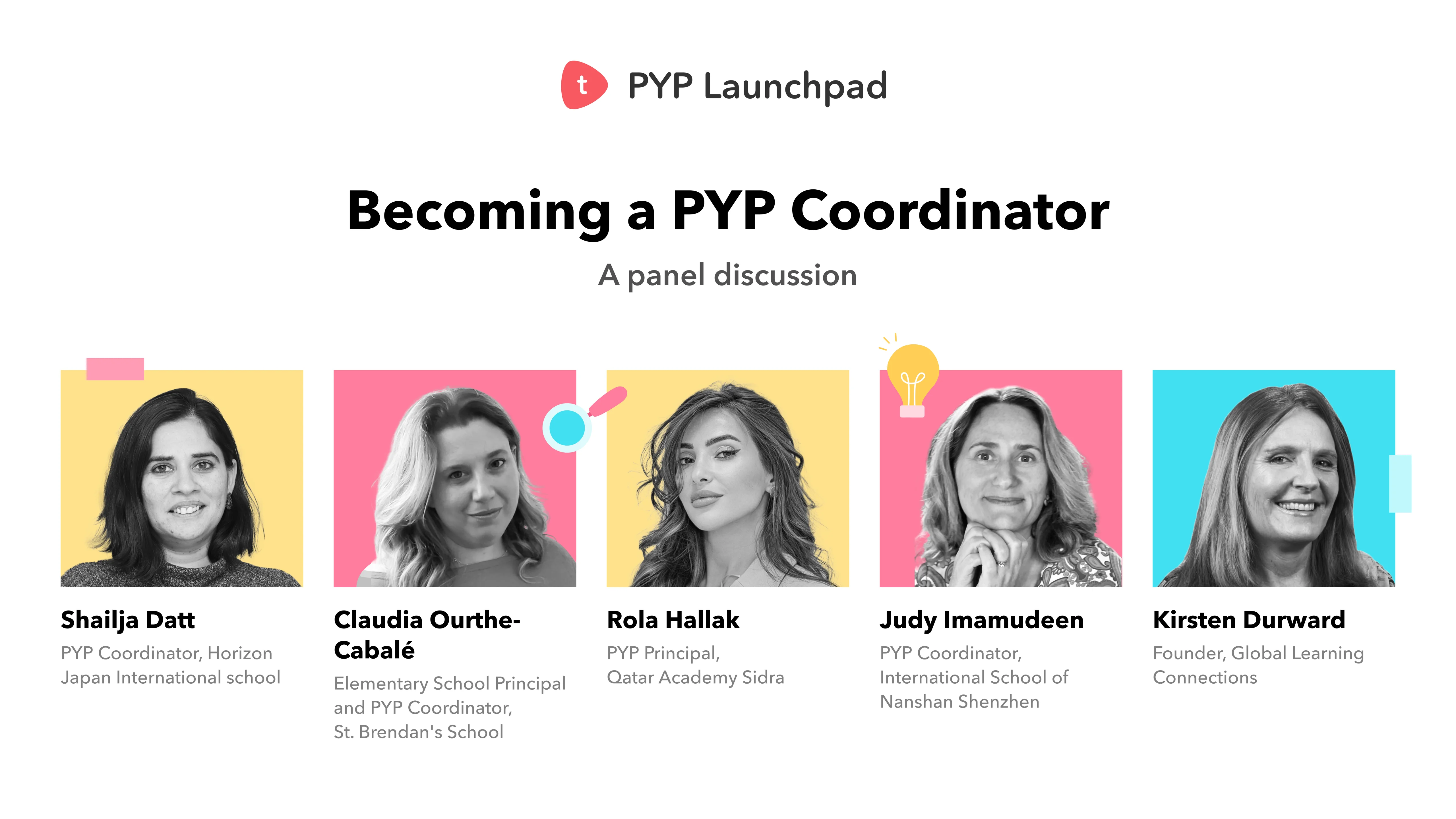 Becoming a PYP Coordinator - A panel discussion